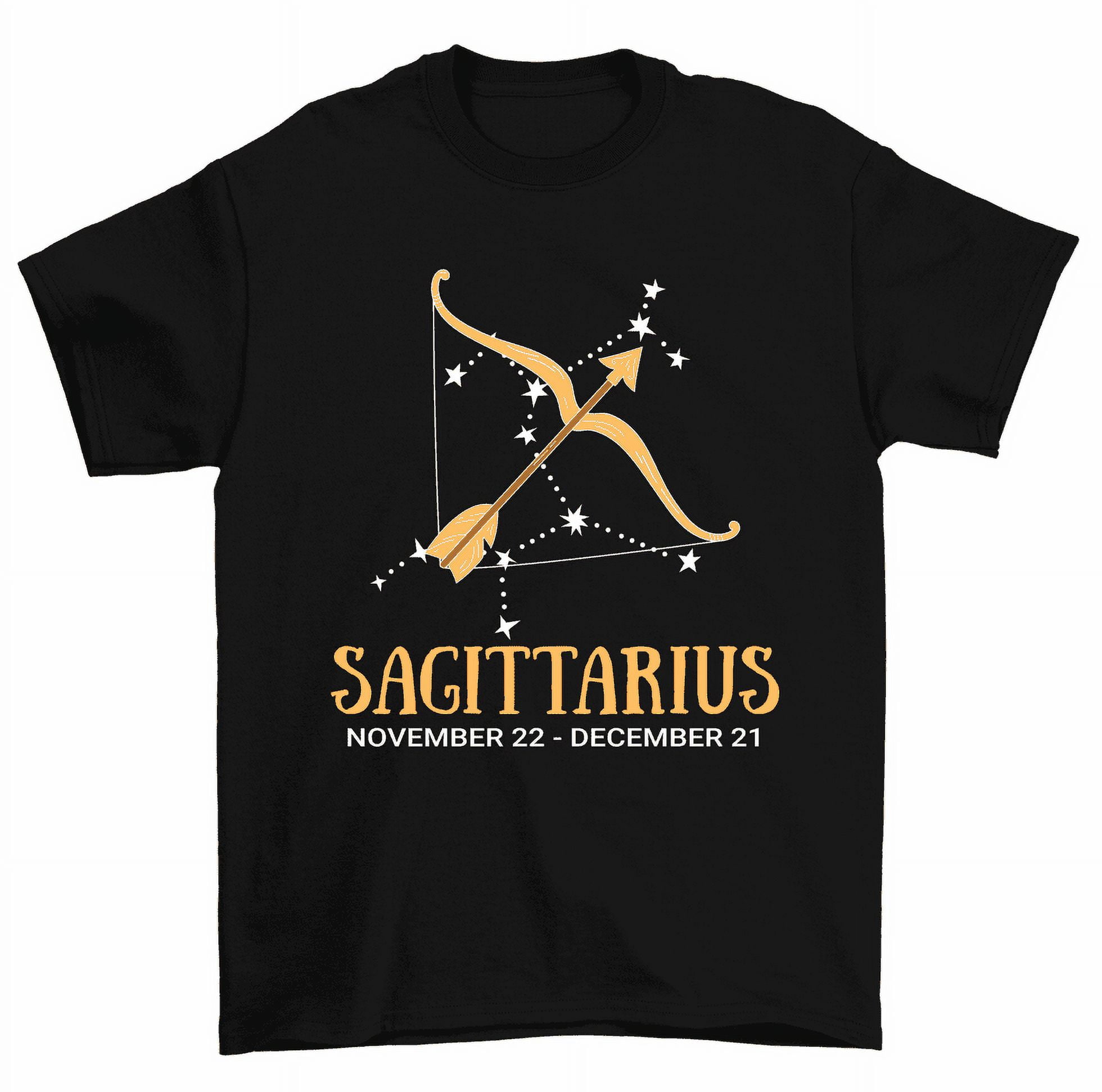 Sagittarius Bow And Arrow Zodiac Sign T-Shirt Men Women - Walmart.com