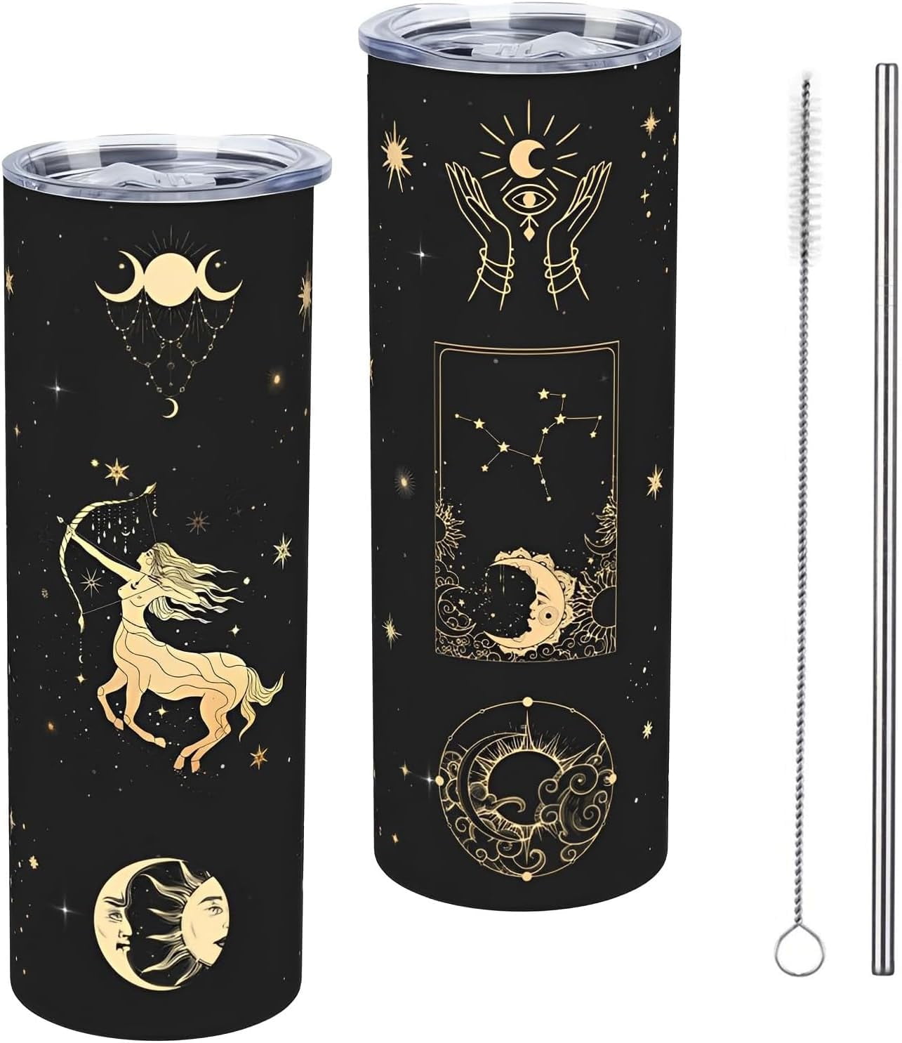 Sagittarius Constellation Tumbler Zodiac Coffee Mugs Stainless Steel ...