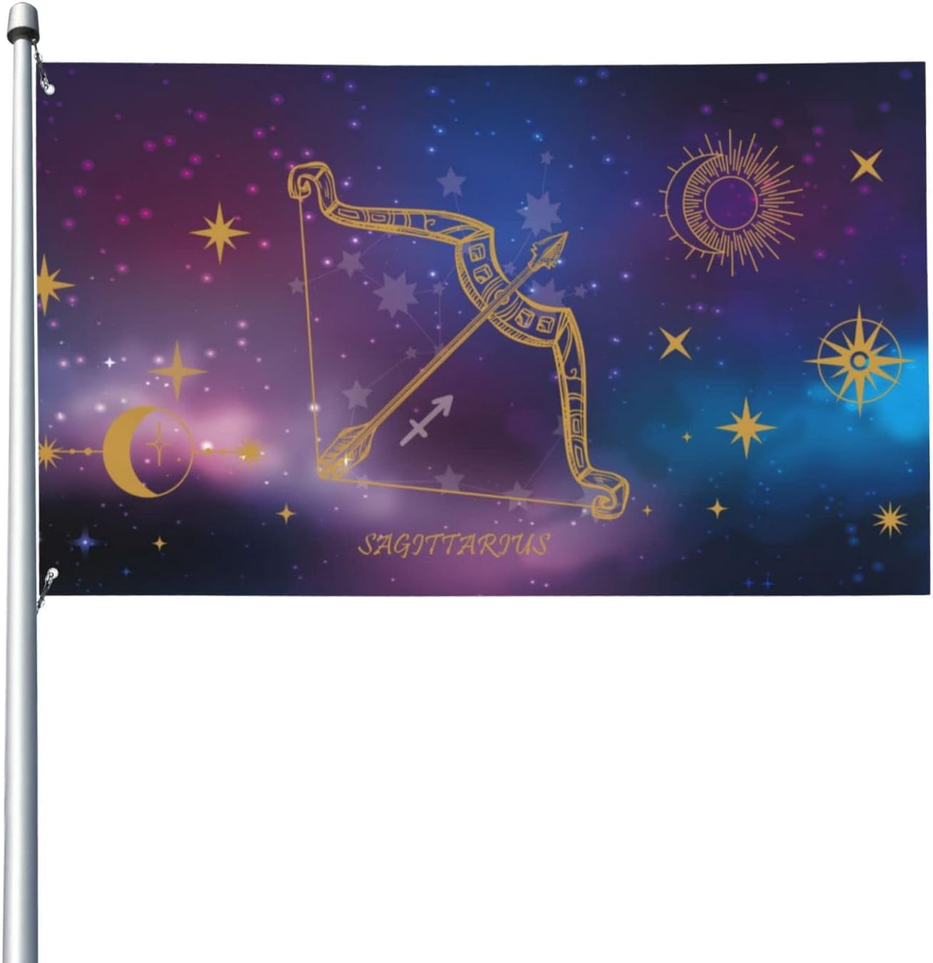 Sagittarius Flag Vivid Colors Uv Fade Resistant Perfect For Outdoor ...