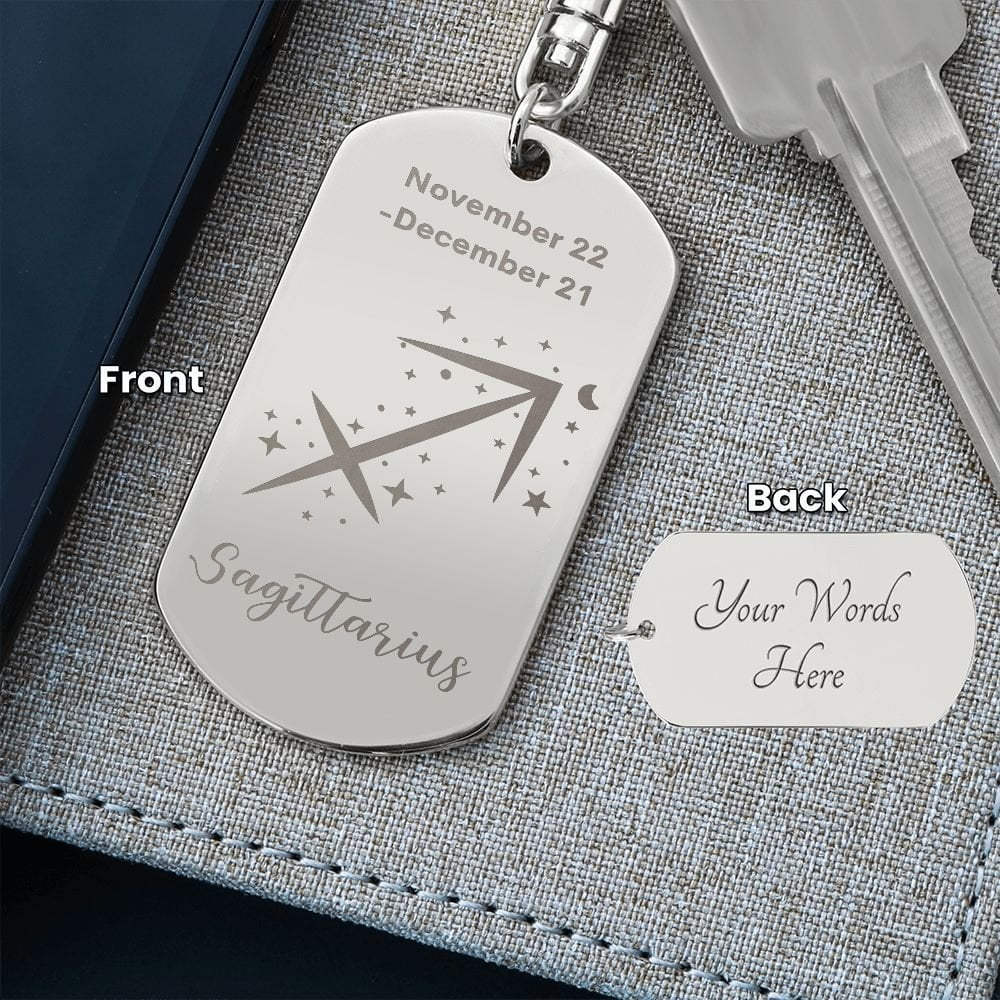 Sagittarius Sign - Keychain - Walmart.com