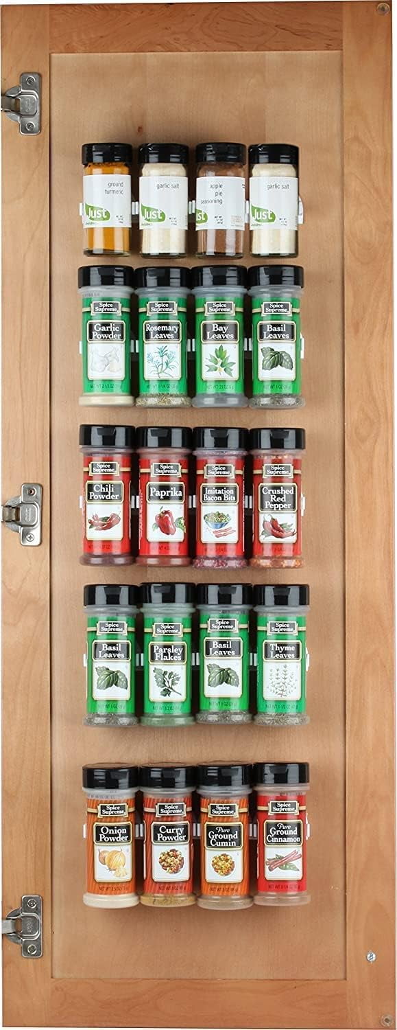 Sagler Spice Rack 36 Spice Gripper - Spice Racks Strips Cabinet Door ...