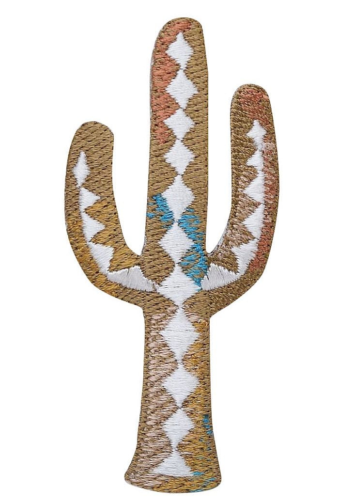 Saguaro Cactus - Southwest Style- Iron on Applique - Embroidered Patch ...