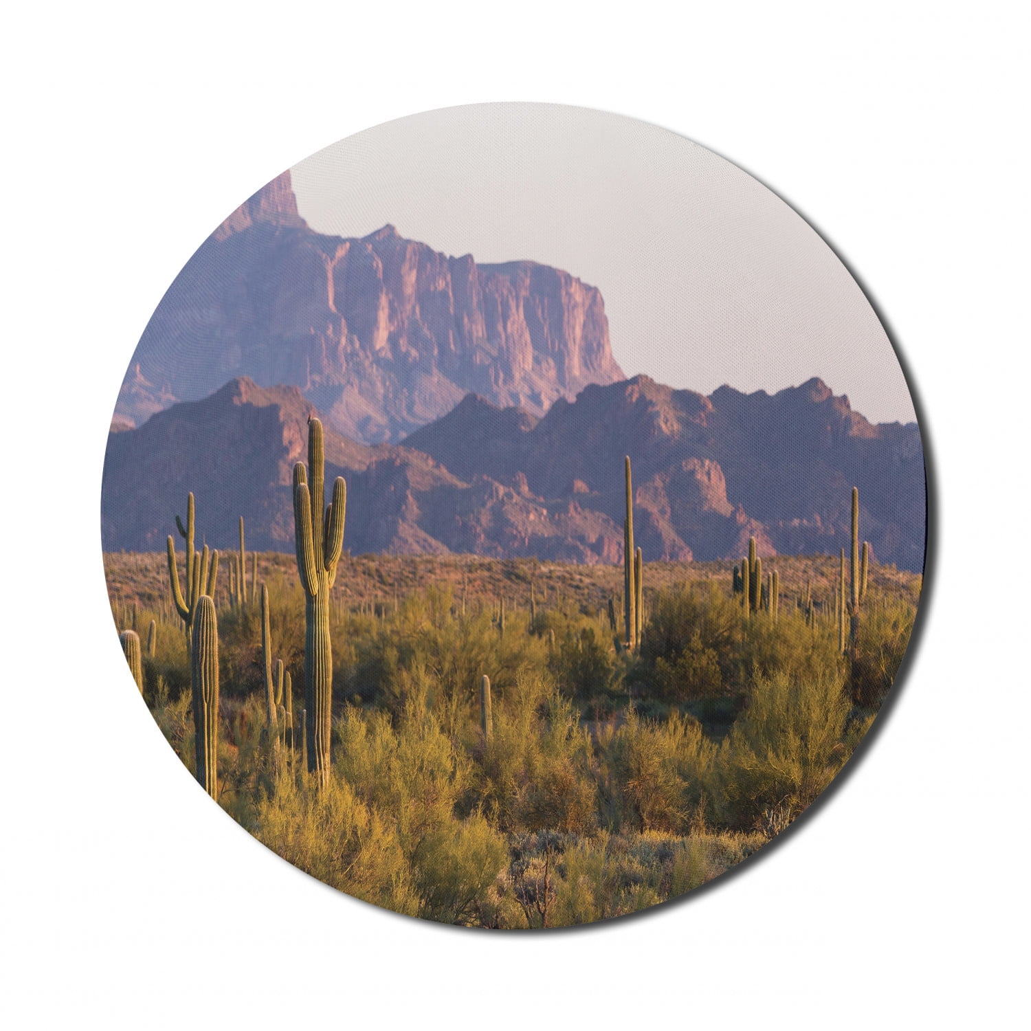Saguaro Mouse Pad for Computers, Arizona Desert Landscape with Cactus ...