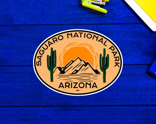 Saguaro National Park Sticker Decal Sticker Texas Cactus Phone Decal ...