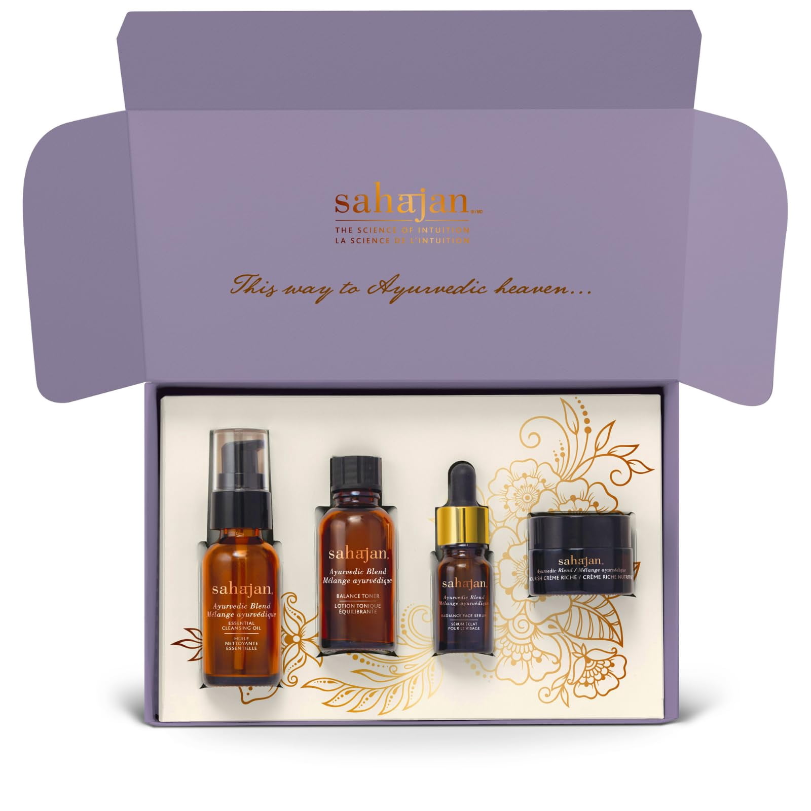 Sahajan Discovery Gift Set BCA3 of 4 Ayurvedic Facial Contains ...