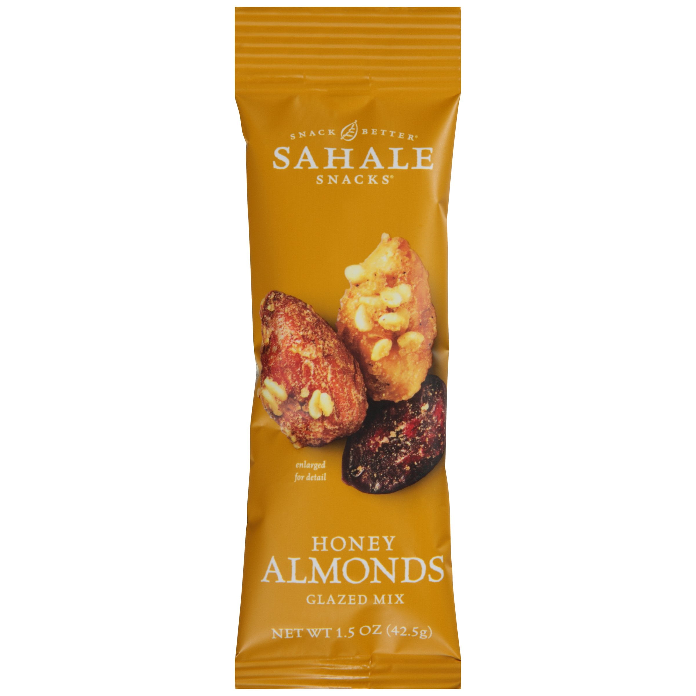Sahale Snacks Glazed Mix, (Pack HYZ01 of 9) Honey Almonds 13.5 Ounce ...