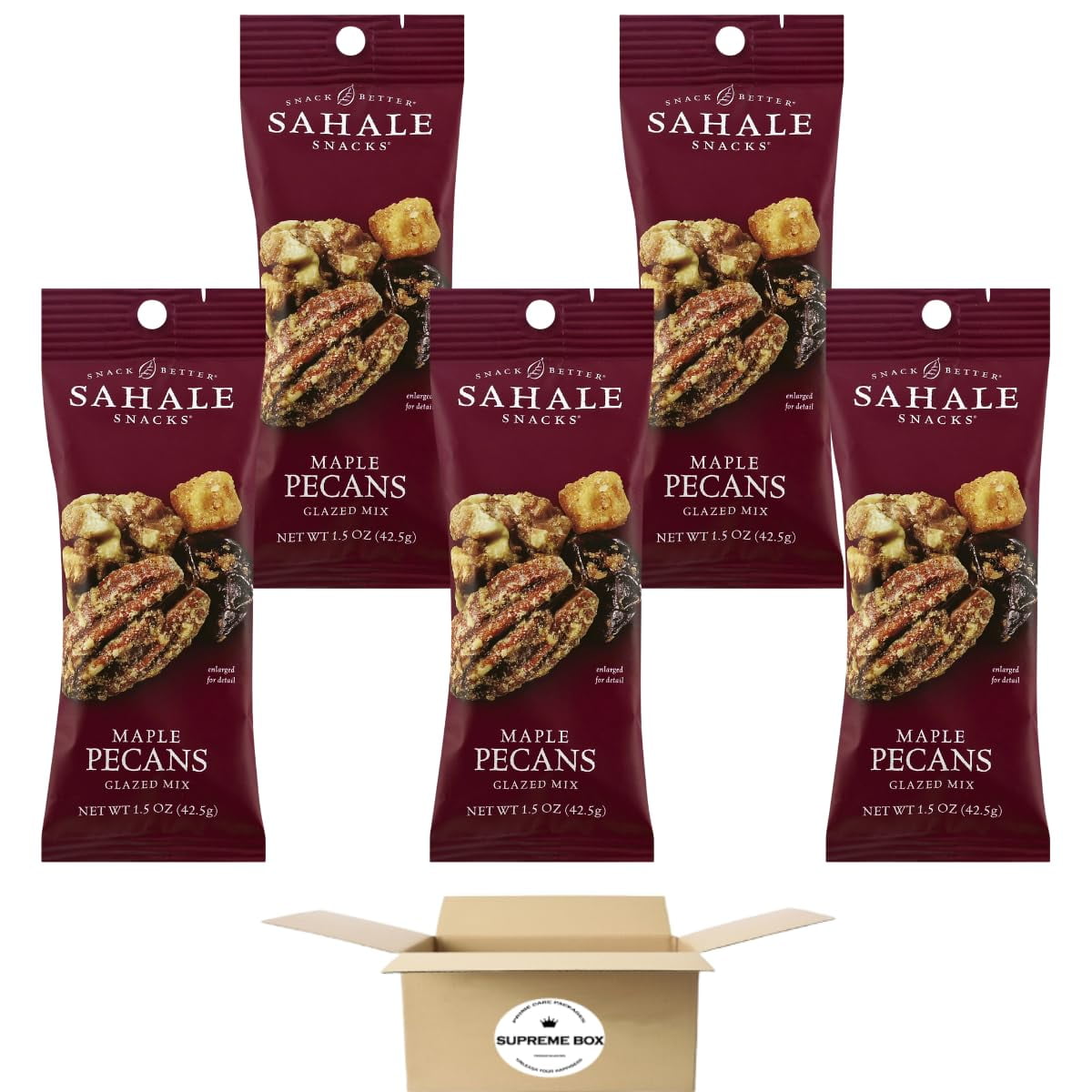 Sahale Snacks Glazed Nuts DNF2 - Cashews With Maple Pecans- Gluten-free ...