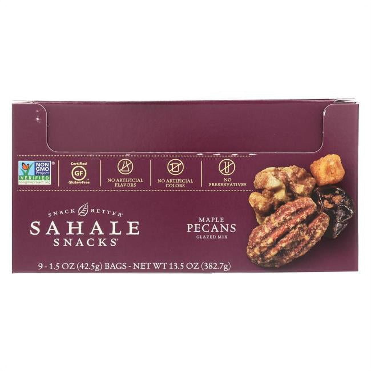 Sahale Snacks Sweet Nut Pecans Glazed Mix, Maple, Gluten-Free, 1.5 oz ...