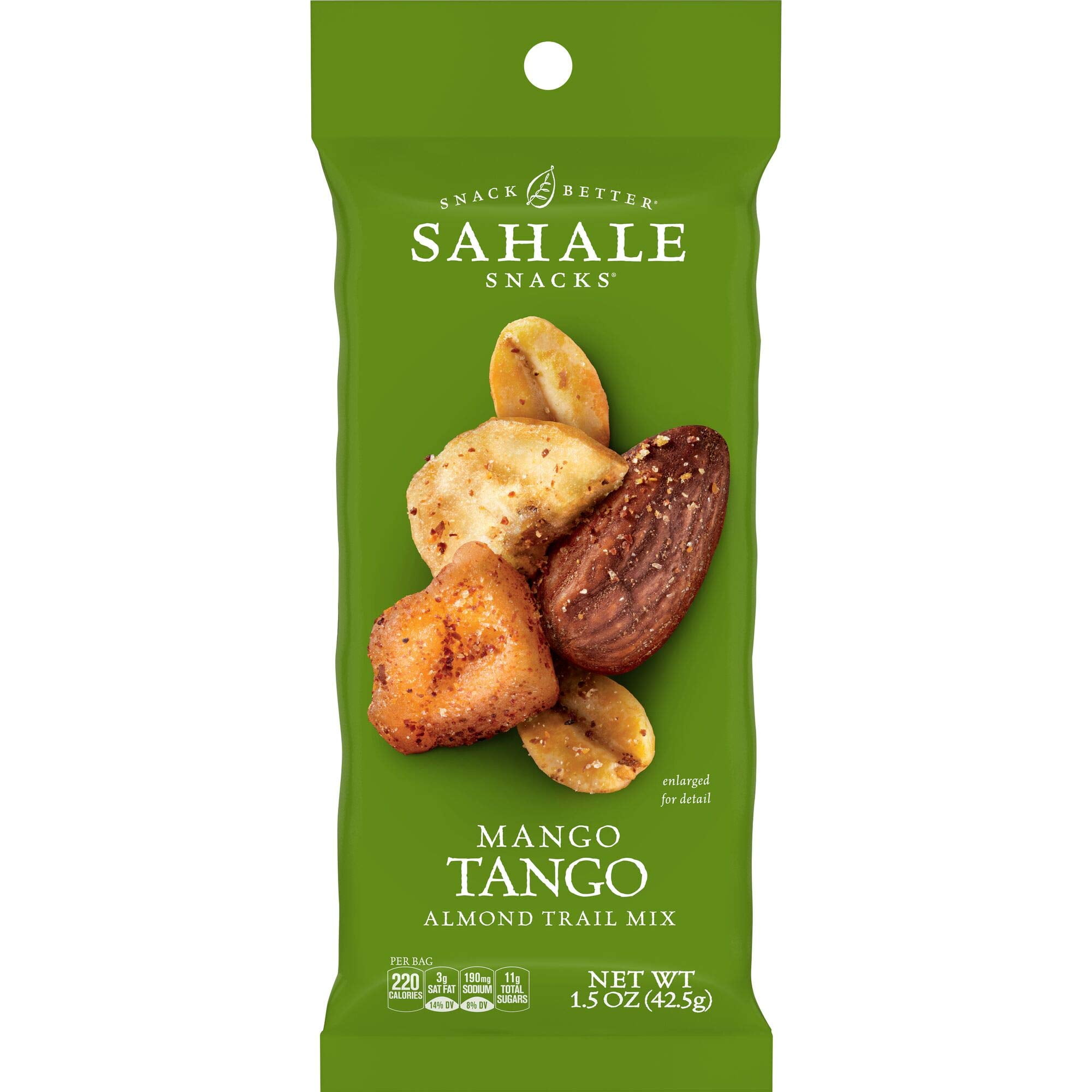 Sahale Snacks Mango Tango Almond Trail Mix, Non-GMO, Gluten-Free, 1.5oz ...