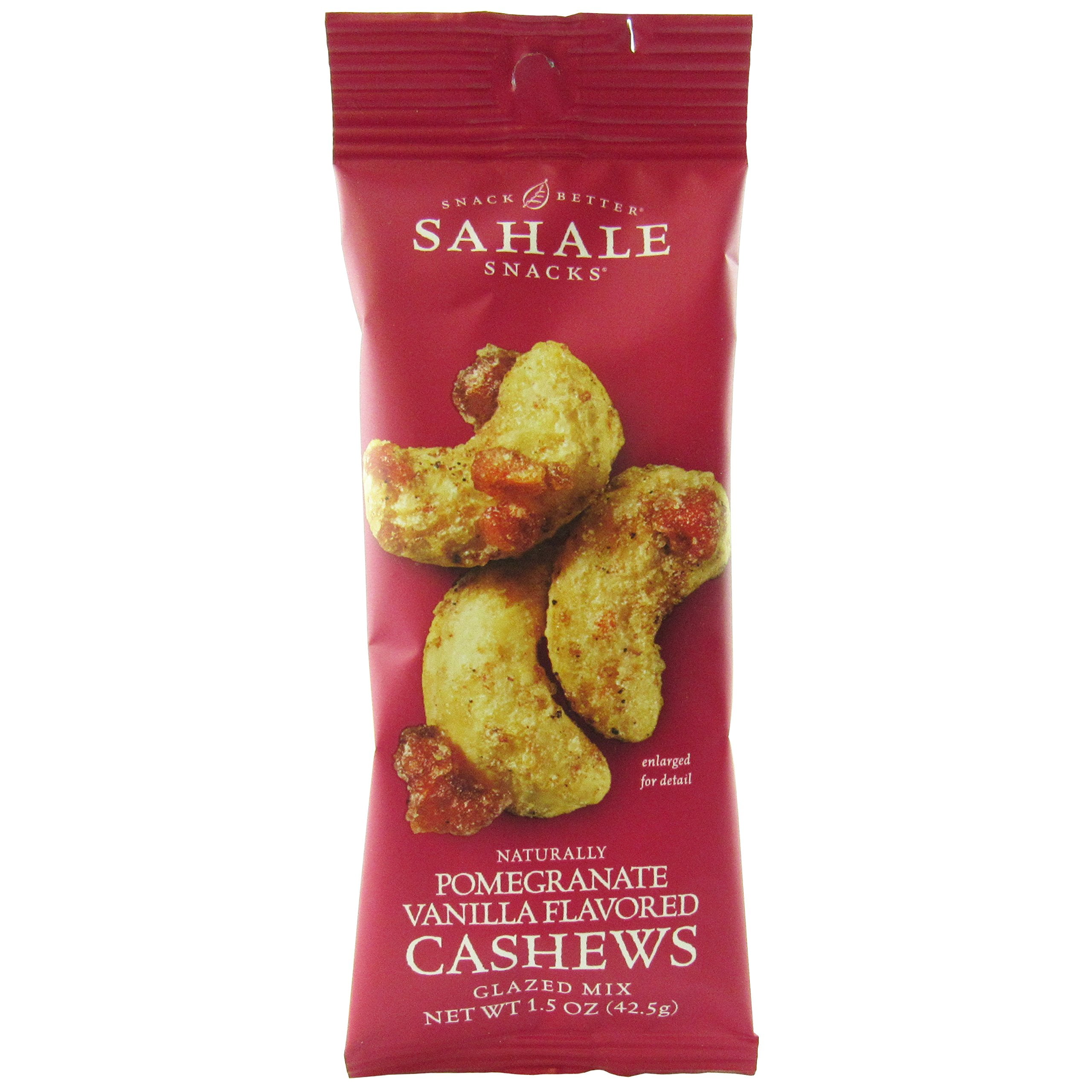 Sahale Snacks Pomegranate Vanilla TSF6 Flavored Cashews Glazed Mix, 1.5 ...
