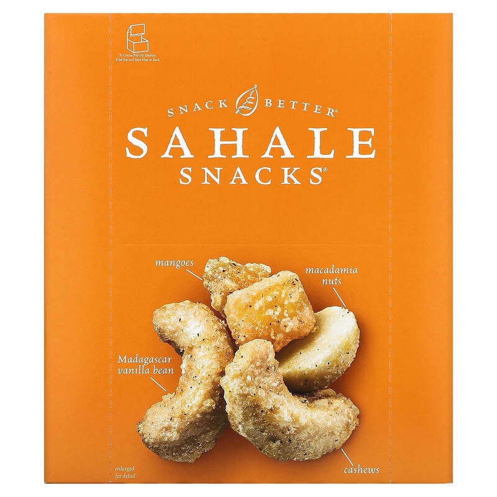 Sahale Snacks Tangerine Vanilla Cashew-Macadamia Glazed Mix, 1.5oz (27 ...