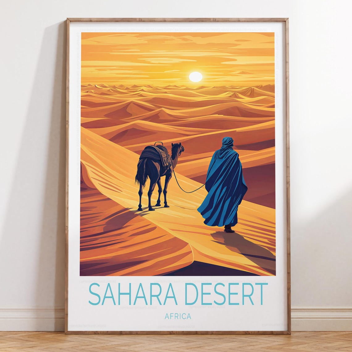 Sahara Desert Africa Travel Wall Art, Africa Travel Print, Sahara ...
