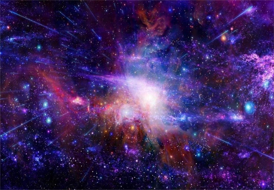 Sahara Desert Night Backdrop Starry Galaxy Sky Desert Sand Dunes ...