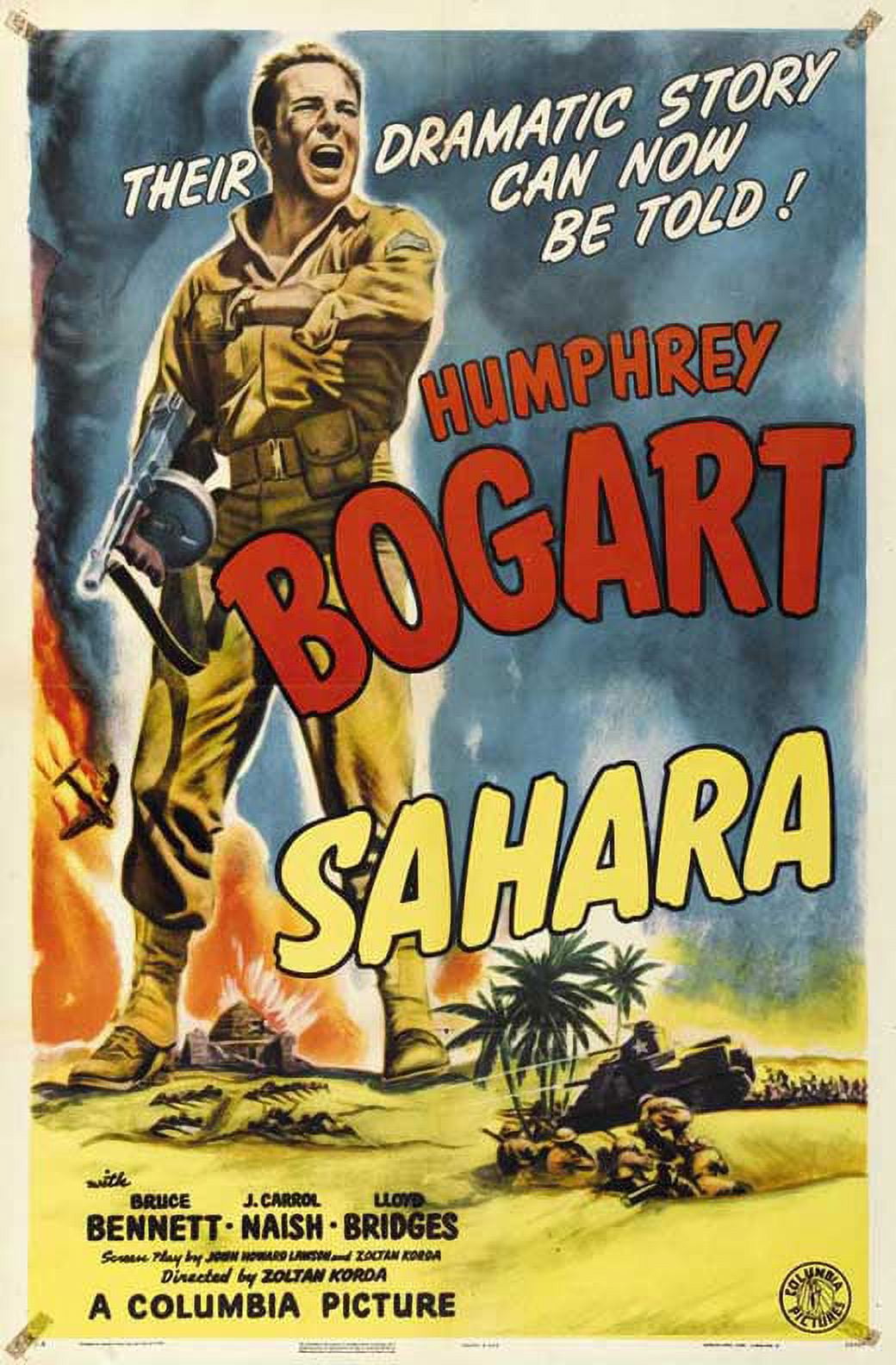 Sahara - movie POSTER (Style B) (27" x 40") (1943) - Walmart.com