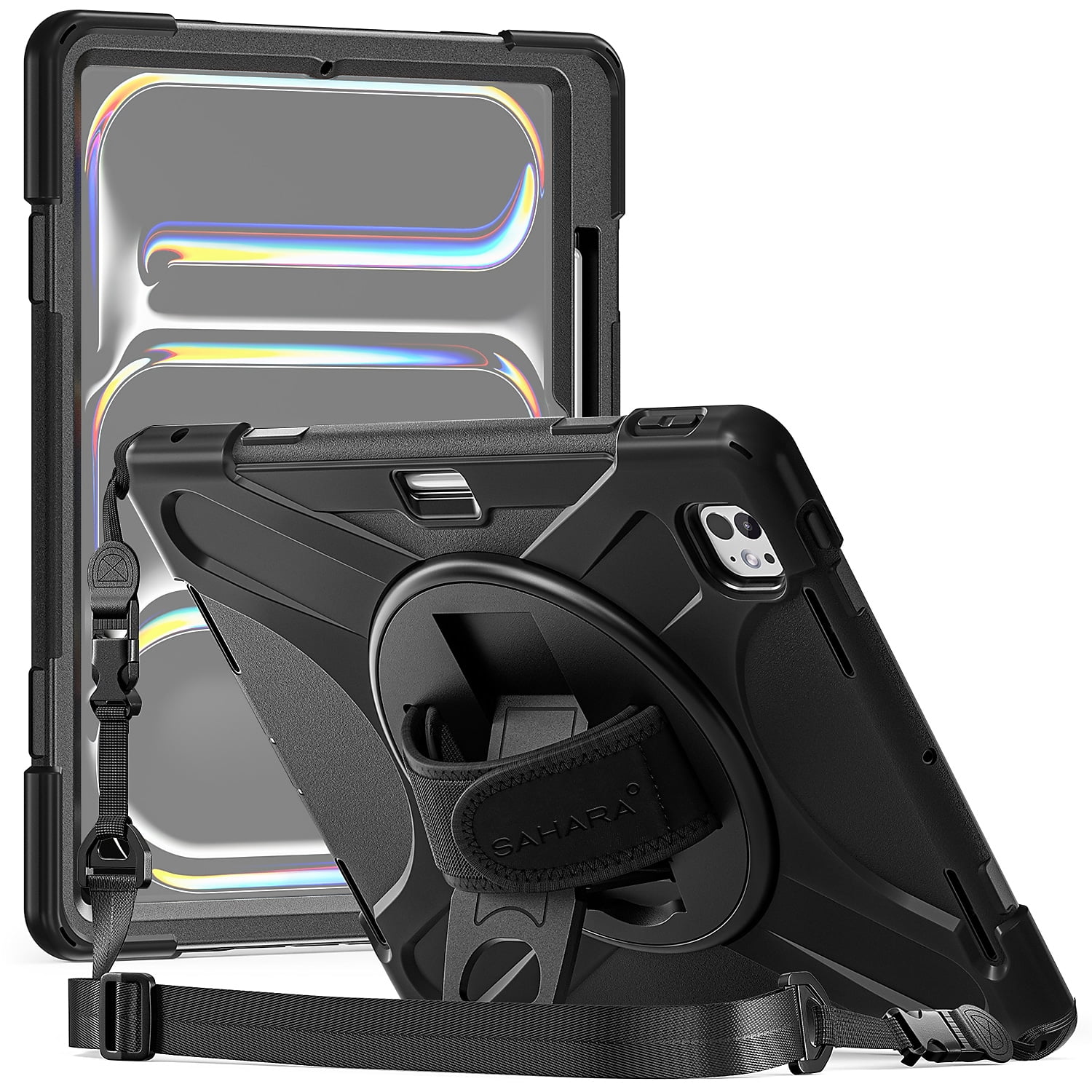 SaharaCase Raider-X Series Heavy Duty Case for 13" Apple iPad Pro M4 (2024) Scorpion Black ...