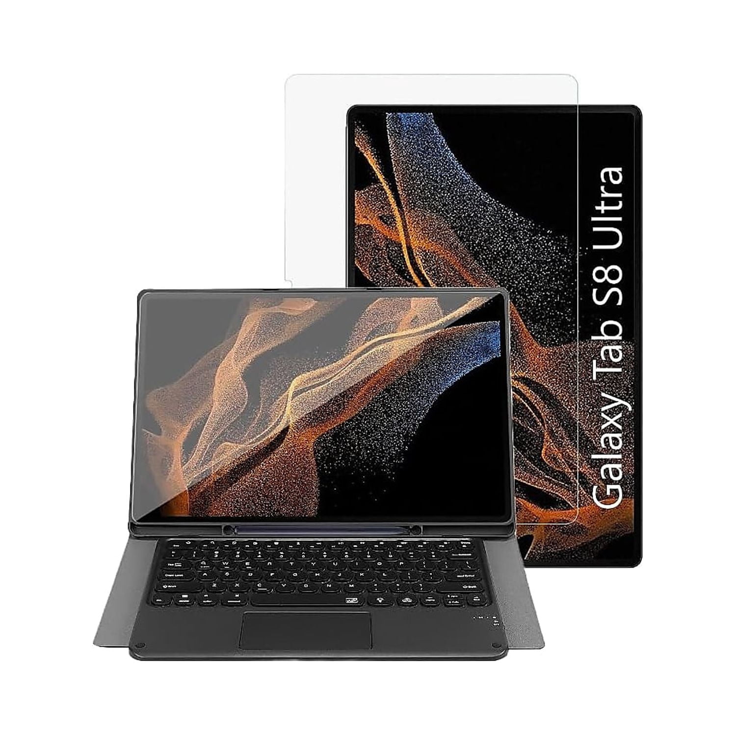 SaharaCase Samsung Galaxy Tab S8 Ultra Protection Bundle Keyboard Case ...