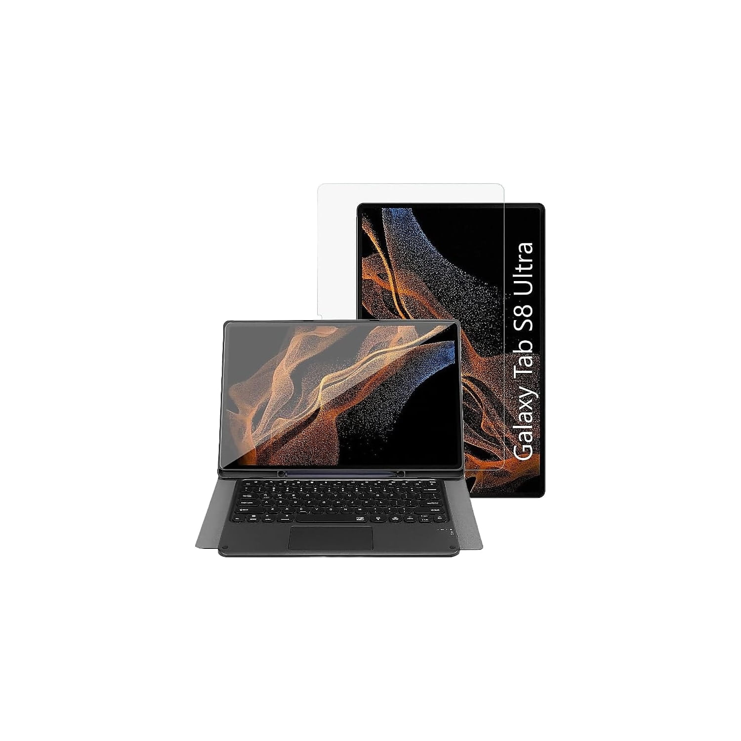SaharaCase Samsung Galaxy Tab S8 Ultra Protection Bundle Keyboard Case ...