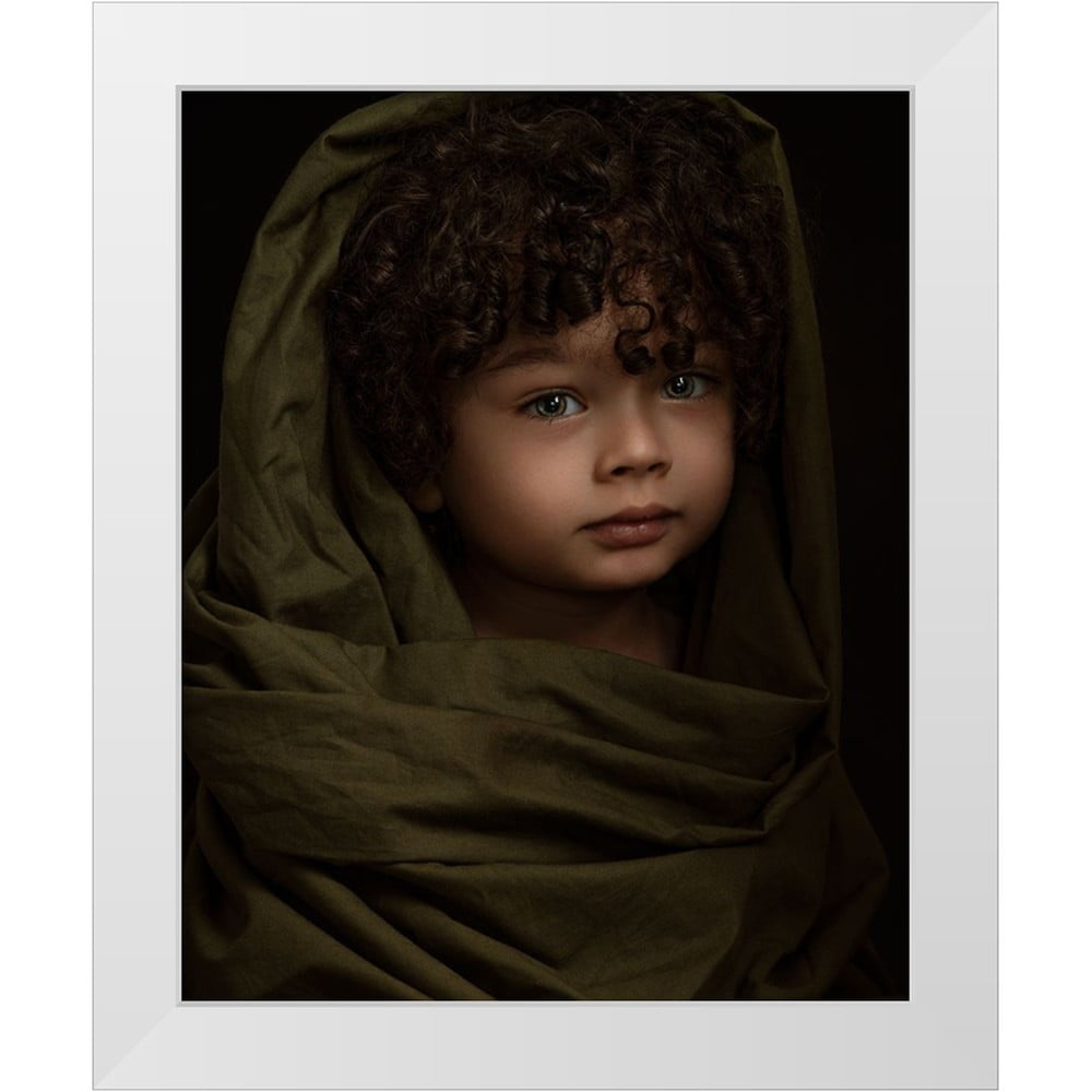 Sahebi, Ali 12x14 White Modern Wood Framed Museum Art Print Titled ...