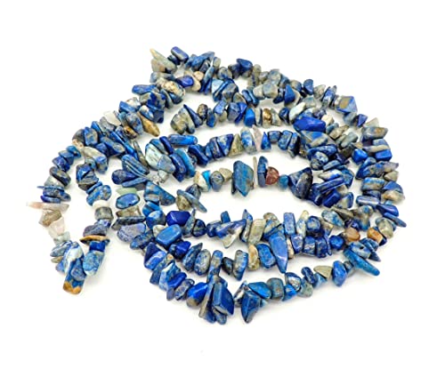 Sahib Healing Crystals Lapis Lazuli Lajward Chip Crystals Mala Natural ...