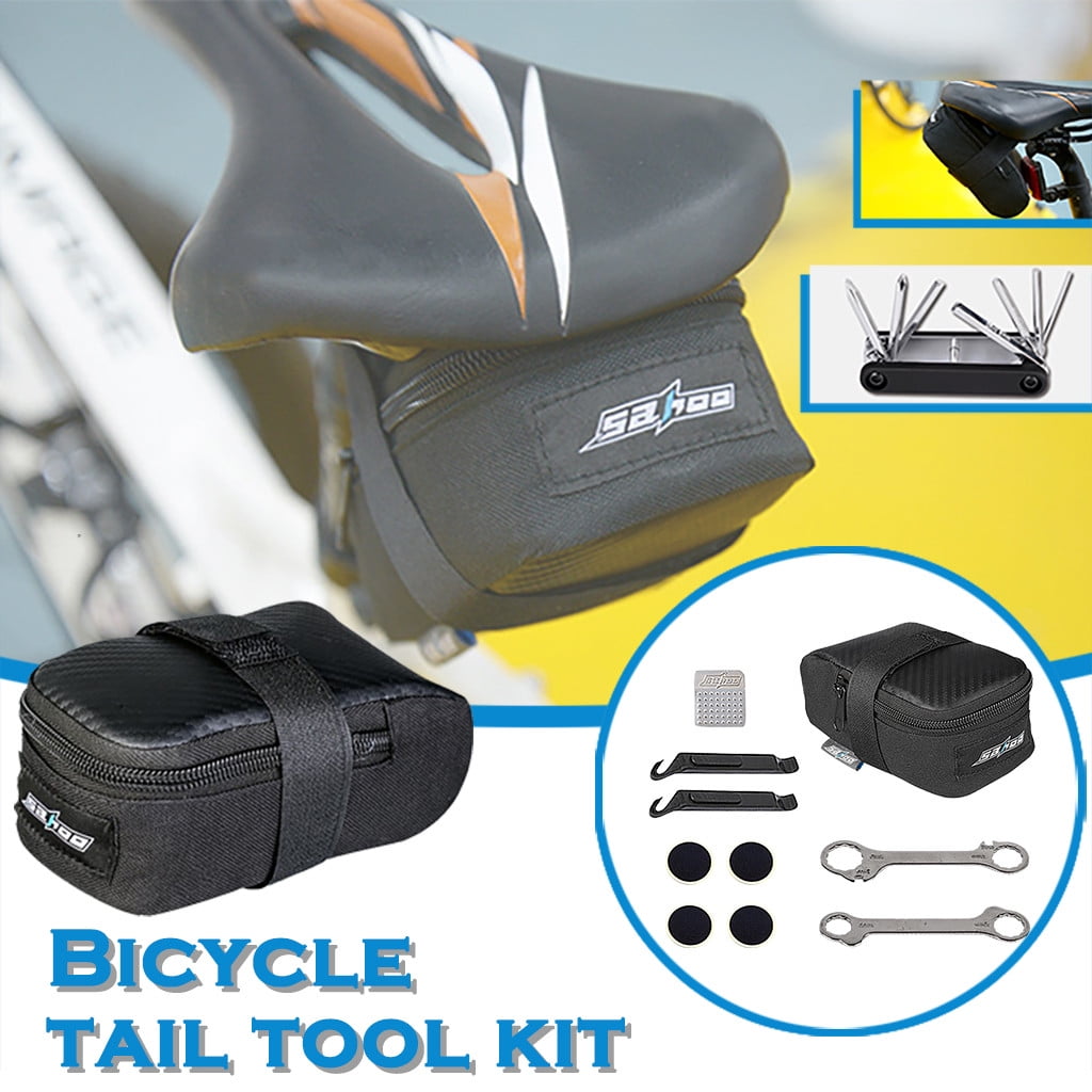 Sahoo Shark Tiger Bicycle Riding Tail Bag Repair Tool Set Mountain Bike ...