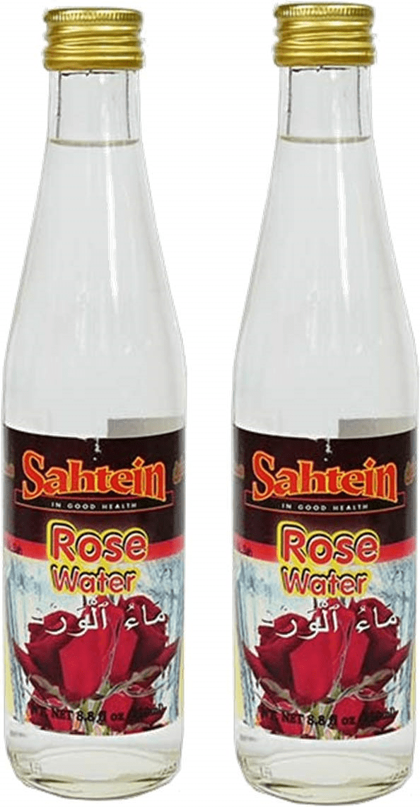 Sahtein Brand Bottled Rose Water, TWO 8.8 fl. oz. (250ml) Bottles ...