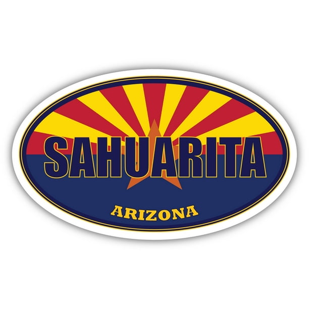 Sahuarita City Arizona State Flag | AZ Flag Pima County Oval State ...