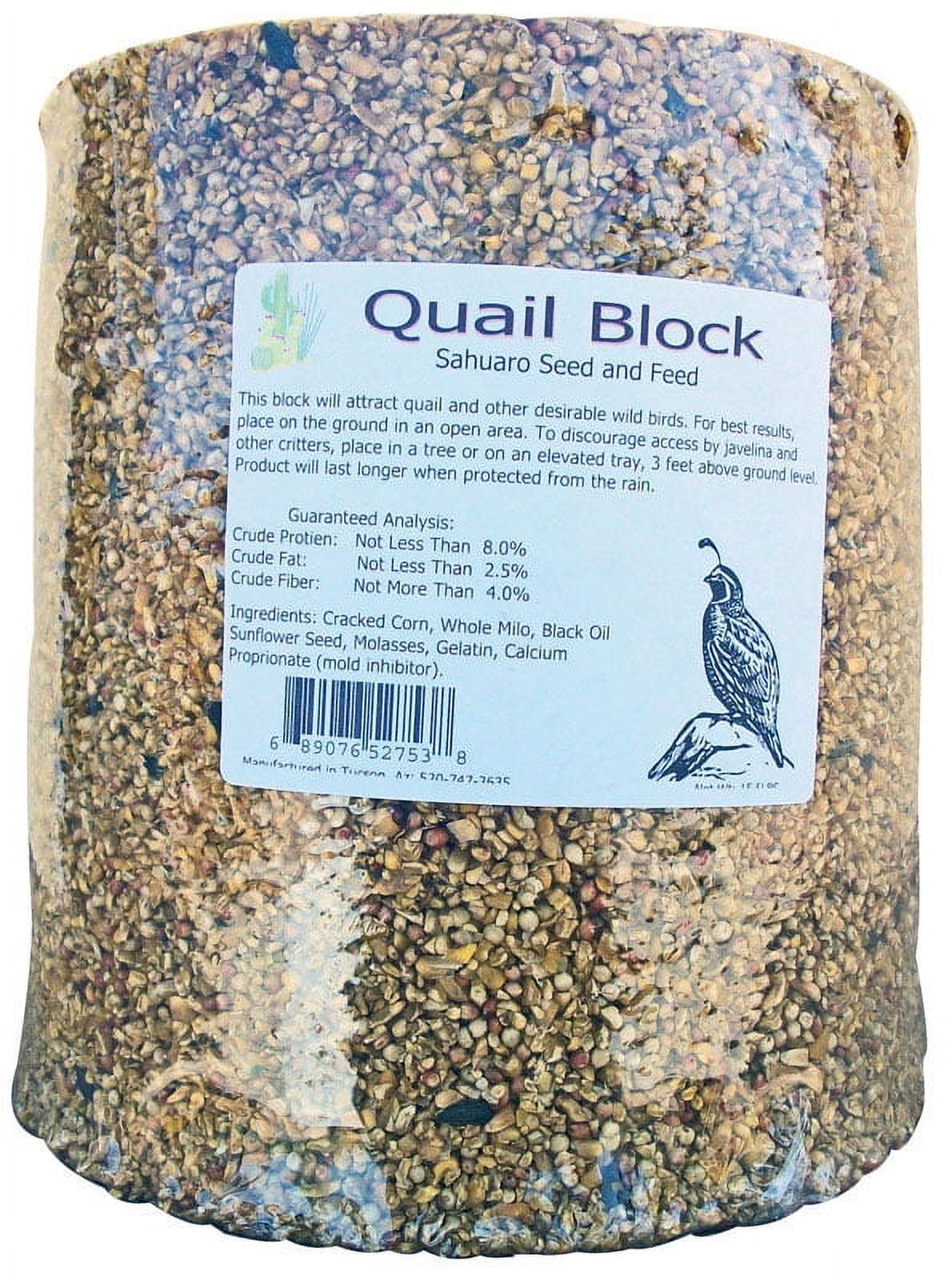 Sahuaro Seed 8293573 21 lbs Species Bird Food Block Milo & Corn ...