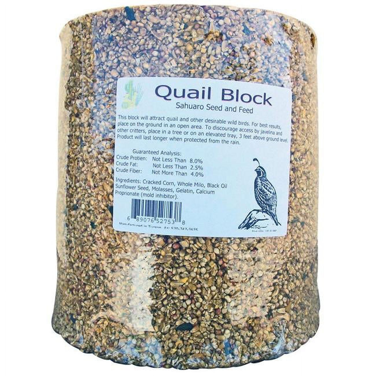 Sahuaro Seed 8293573 21 lbs Species Bird Food Block Milo & Corn ...