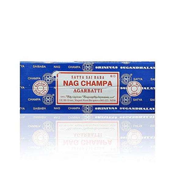 Satya Sai Baba Nag Champa Authentic Incense Sticks 250g, Bulk Pack for ...