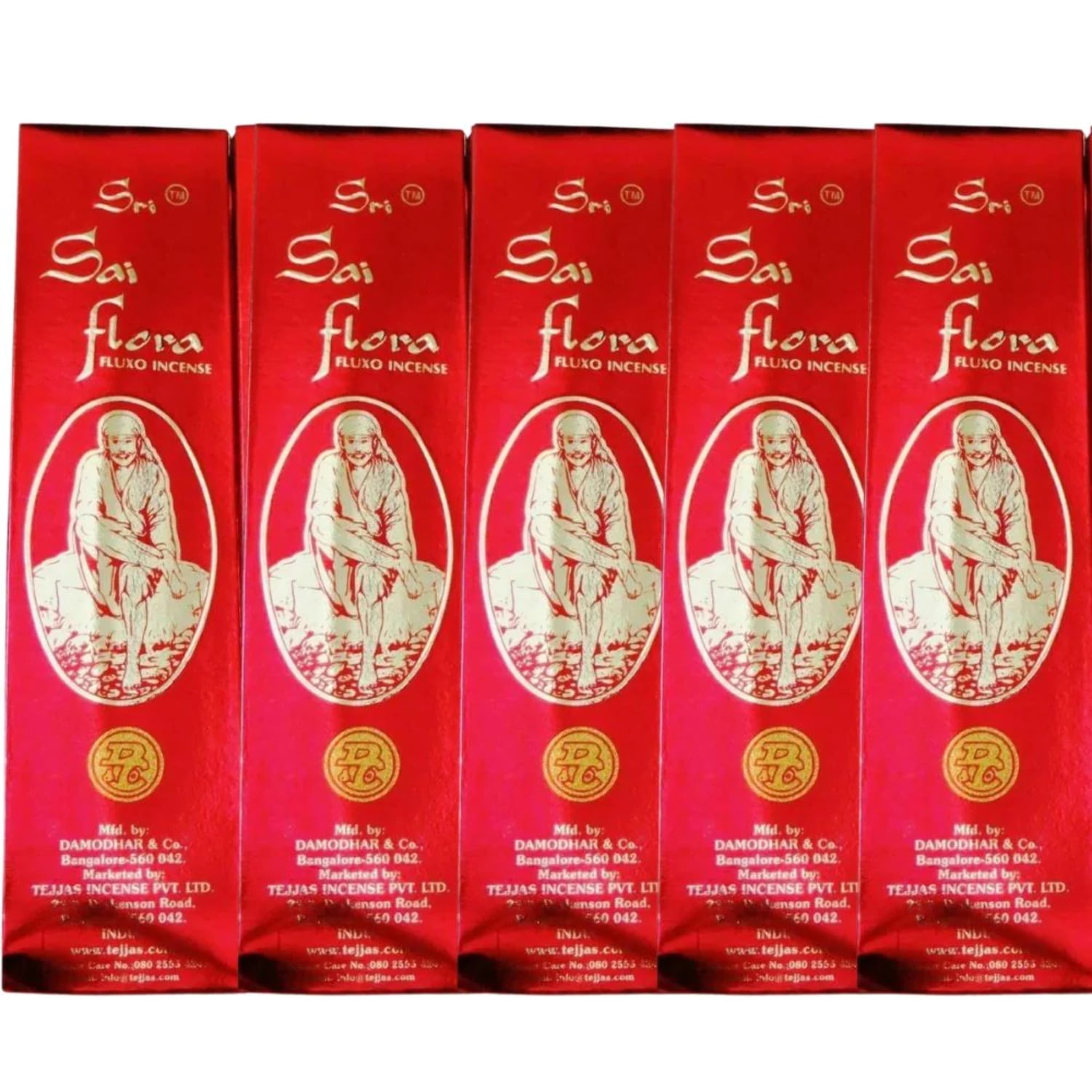 Sai Flora Fluxo Incense Sticks 25g (Pack of 5) - Walmart.com