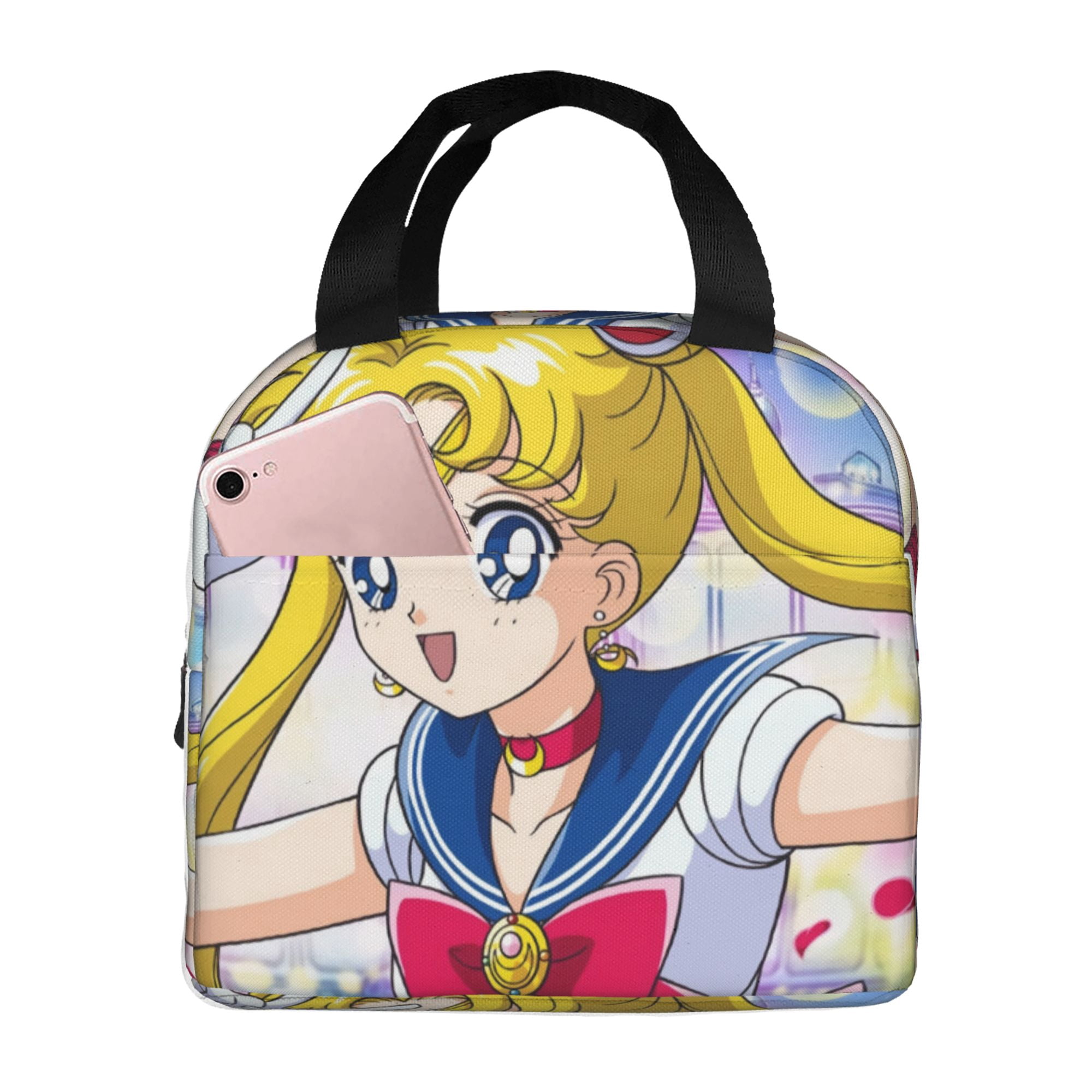 Sai.lor Moon Lunch Bag Women Lunch Box for Work Office Picnic or Travel ...