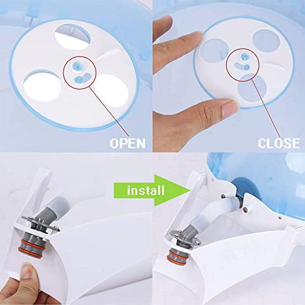 Saicool 3 in 1 Facial Steamer & Hair Steamer & Air Humidifier Hot Mist ...