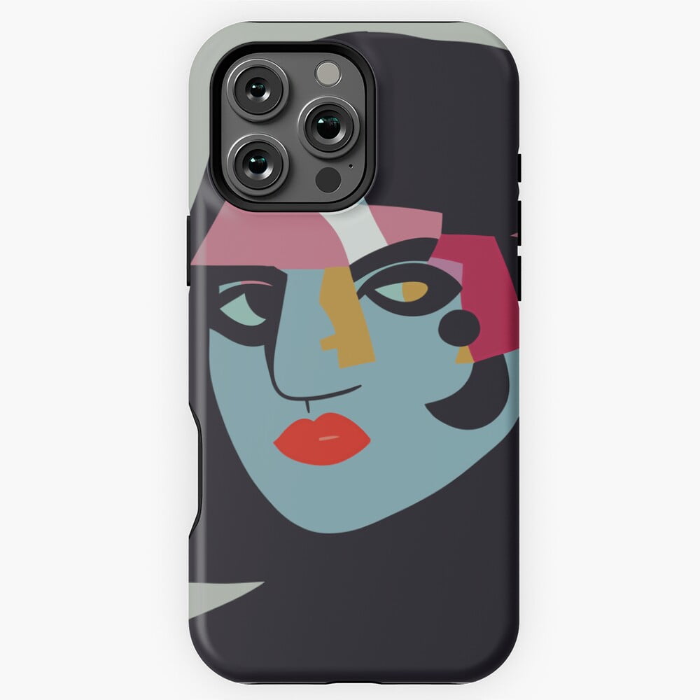 Saige Cubism Portrait Fun iPhone Case 17 through 11 Pro Max - Walmart.com