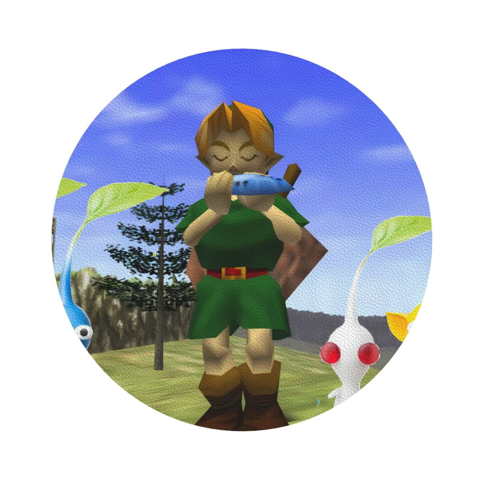 Saiise 4 Pcs Leather Coasters for Drinks Coaster Sets Drink Table Cup ...