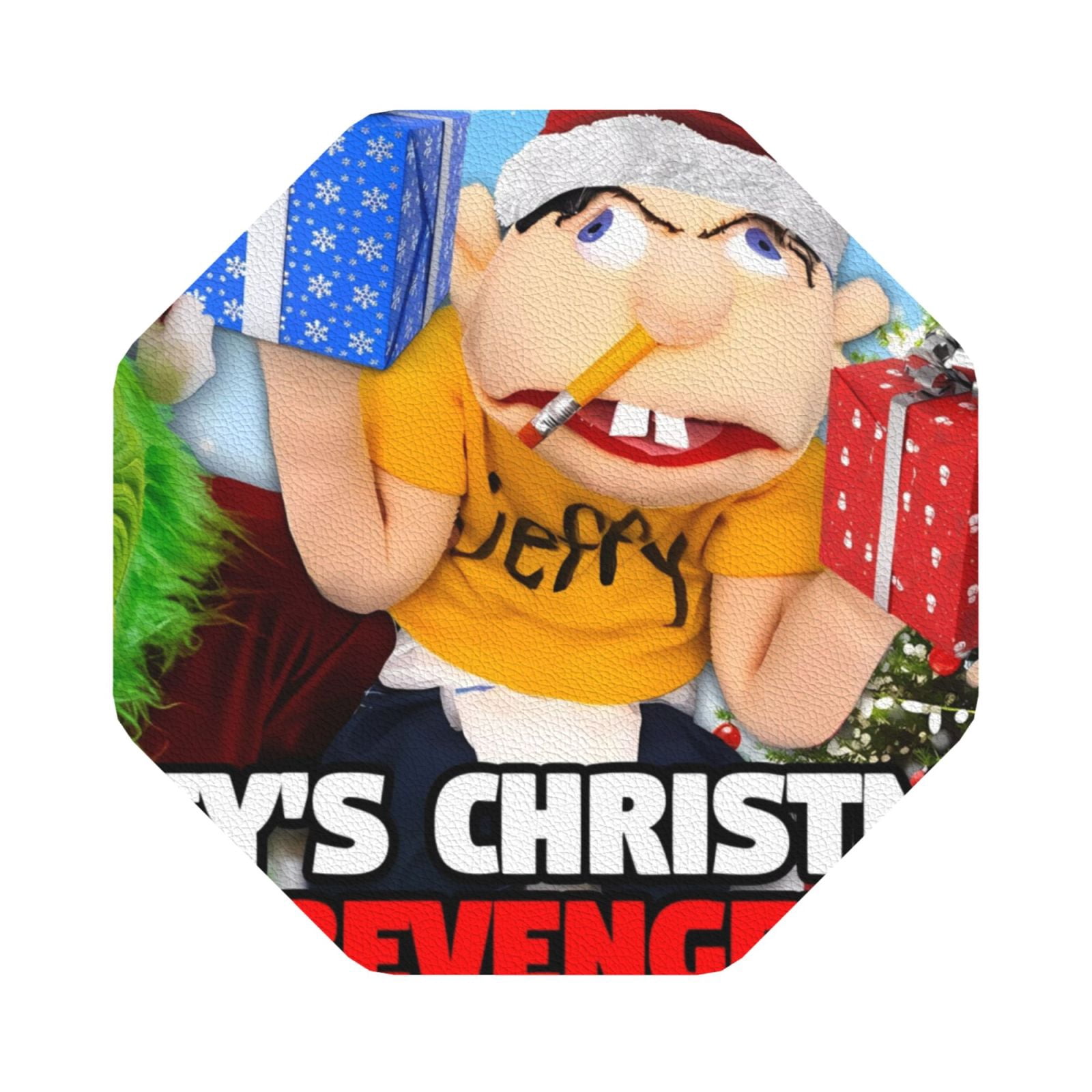 Saiise 4 Pcs Leather Coasters for Drinks Coaster Sets Drink Table Cup ...