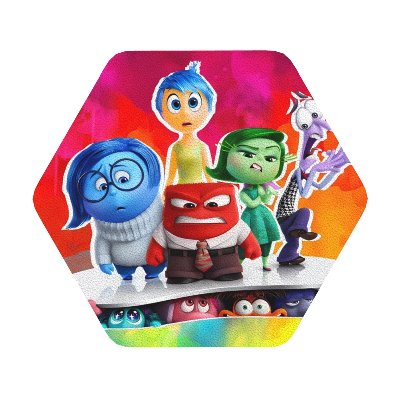 Saiise 4 Pcs Leather Coasters for Drinks Coaster Sets Drink Table Cup ...