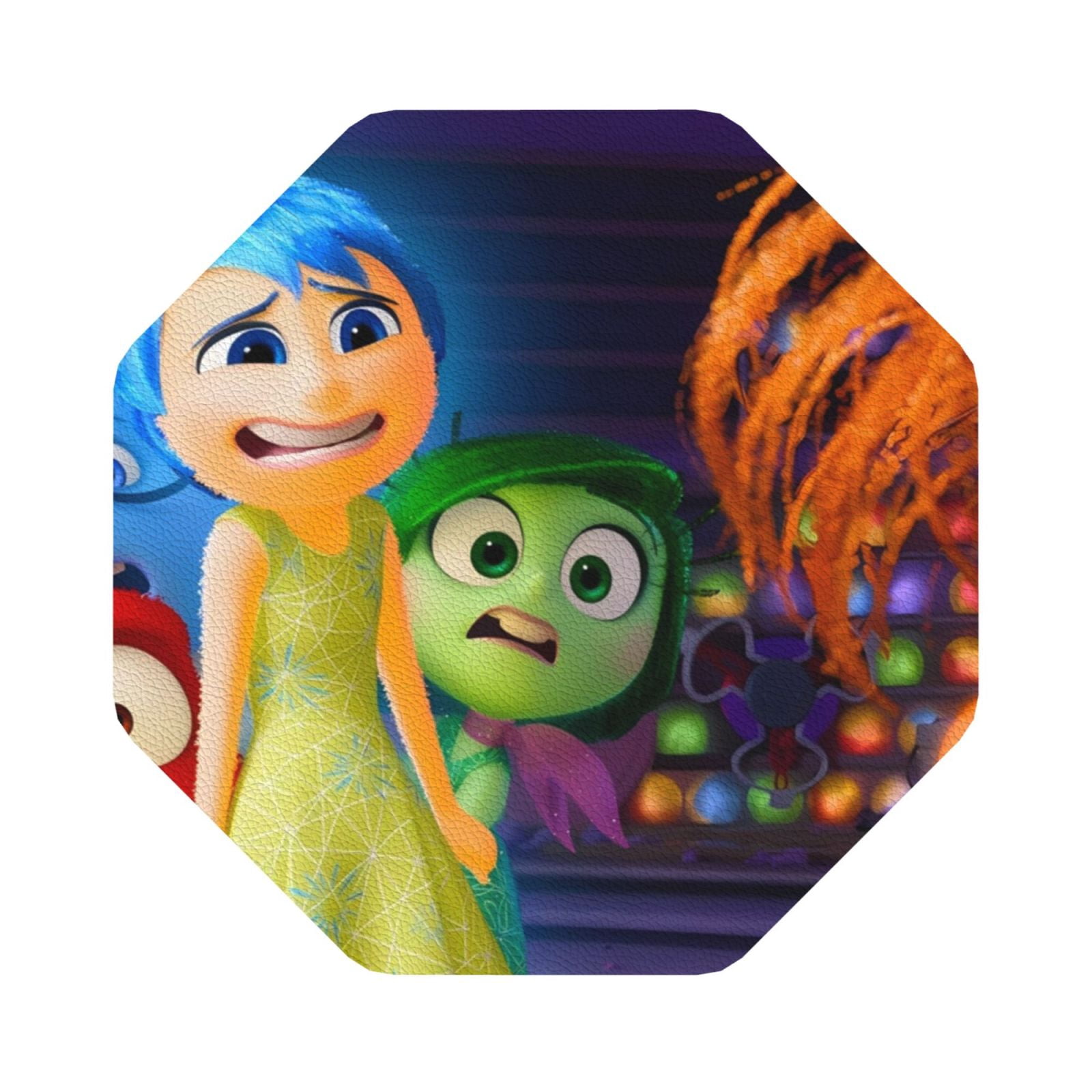 Saiise 4 Pcs Leather Coasters for Drinks Coaster Sets Drink Table Cup ...