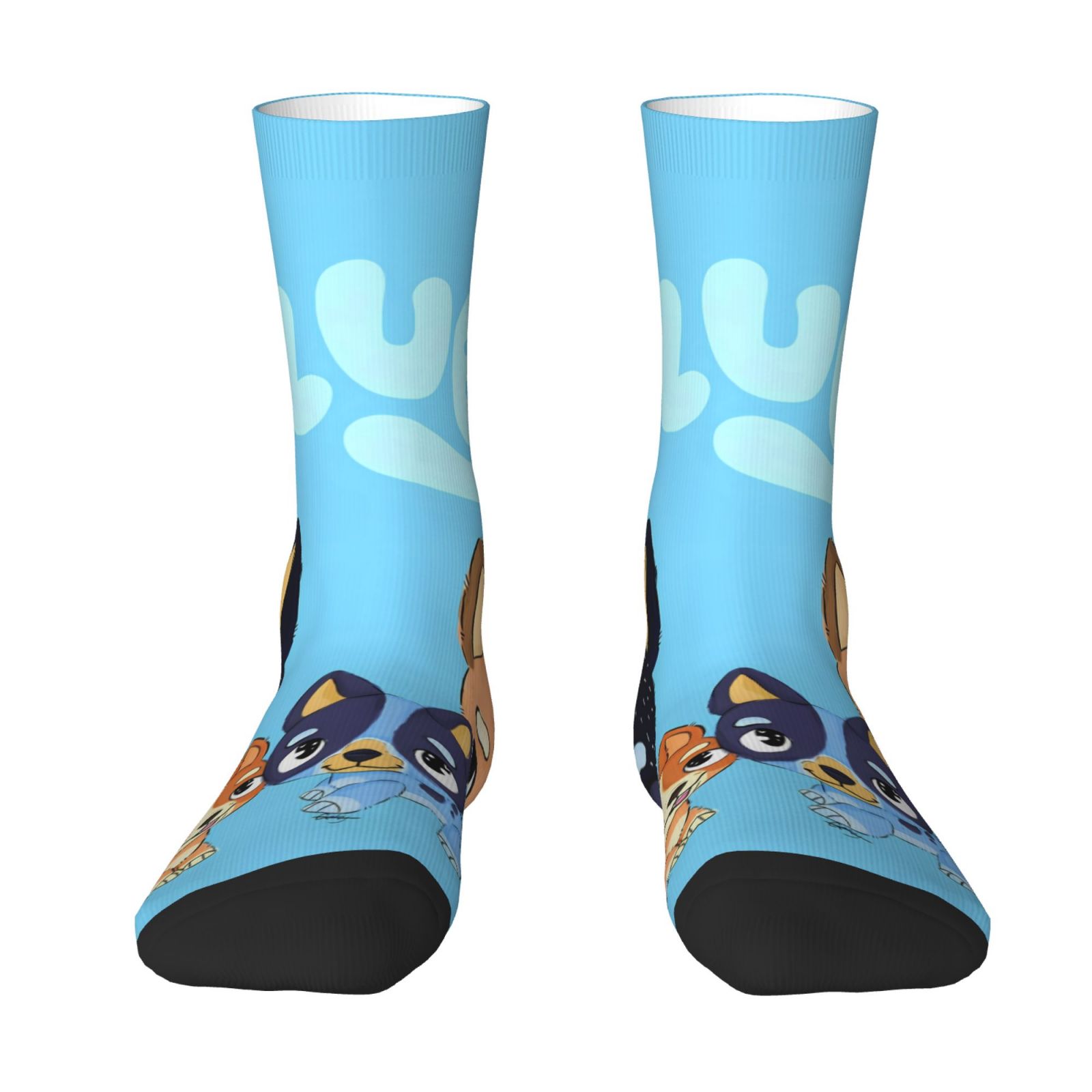 Saiise Bluey Funny Socks Men Women Adults Novelty Graphic Crew Tube ...