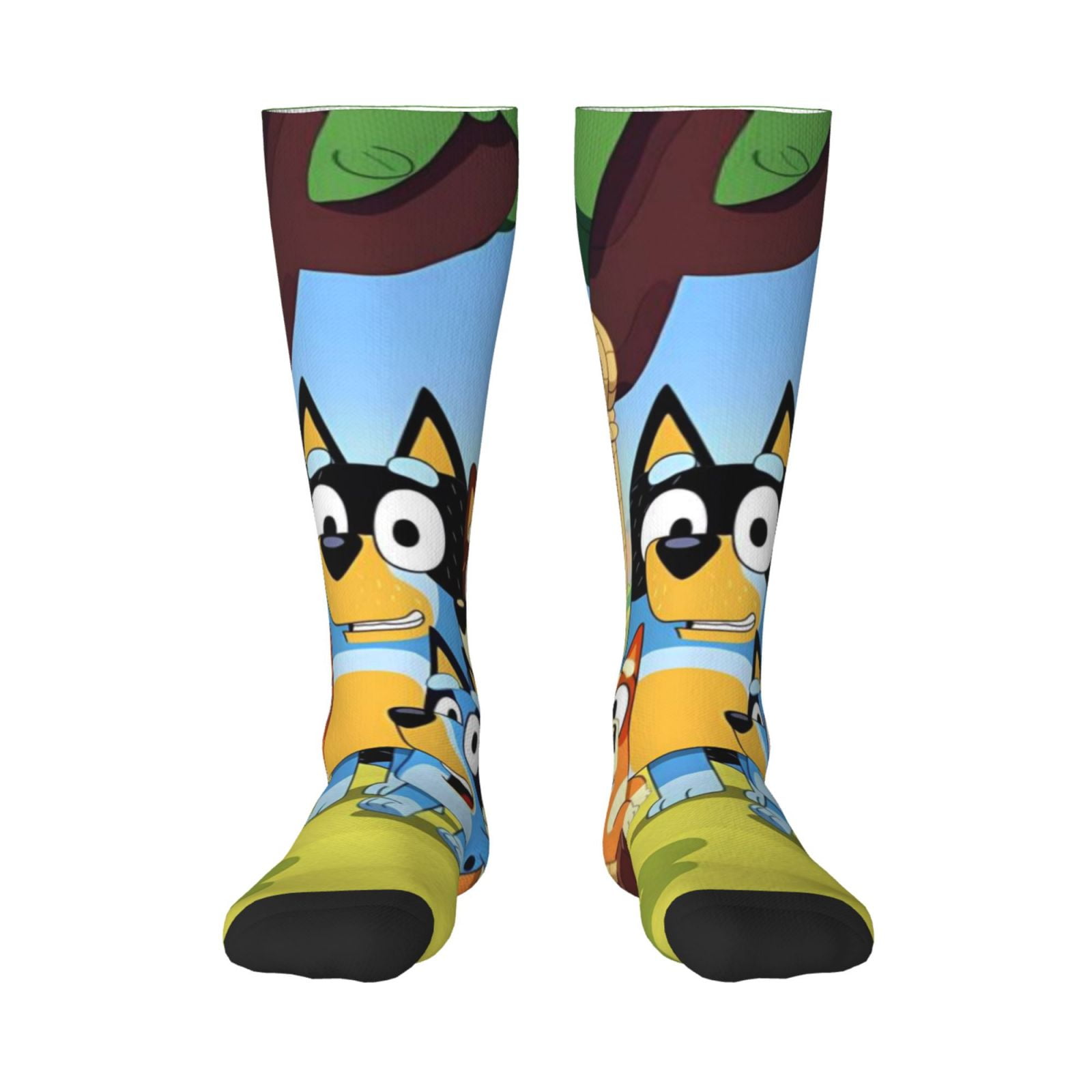 Saiise Bluey Funny Socks Men Women Boys Kids Adults Novelty Graphic ...