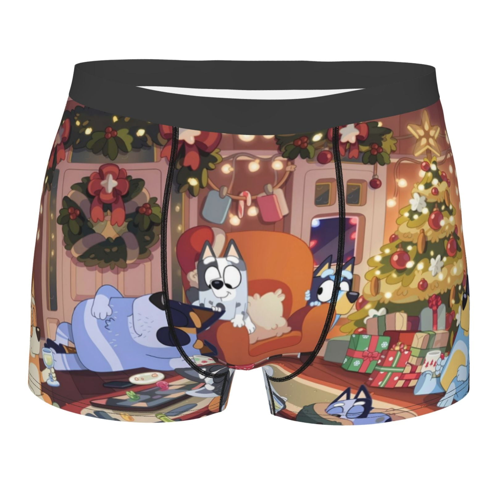 Saiise Bluey Men's Underwear Boxer Briefs Cotton Trunks Short Leg ...