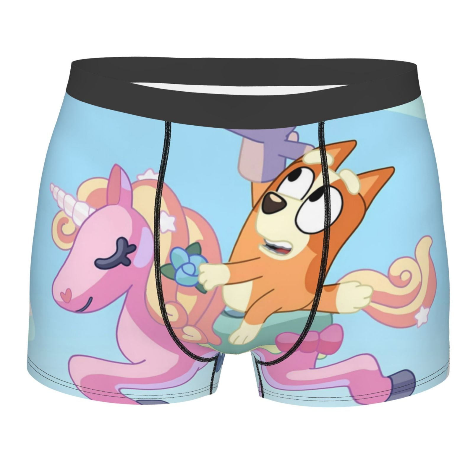 Saiise Bluey Men's Underwear Boxer Briefs Cotton Trunks Short Leg ...