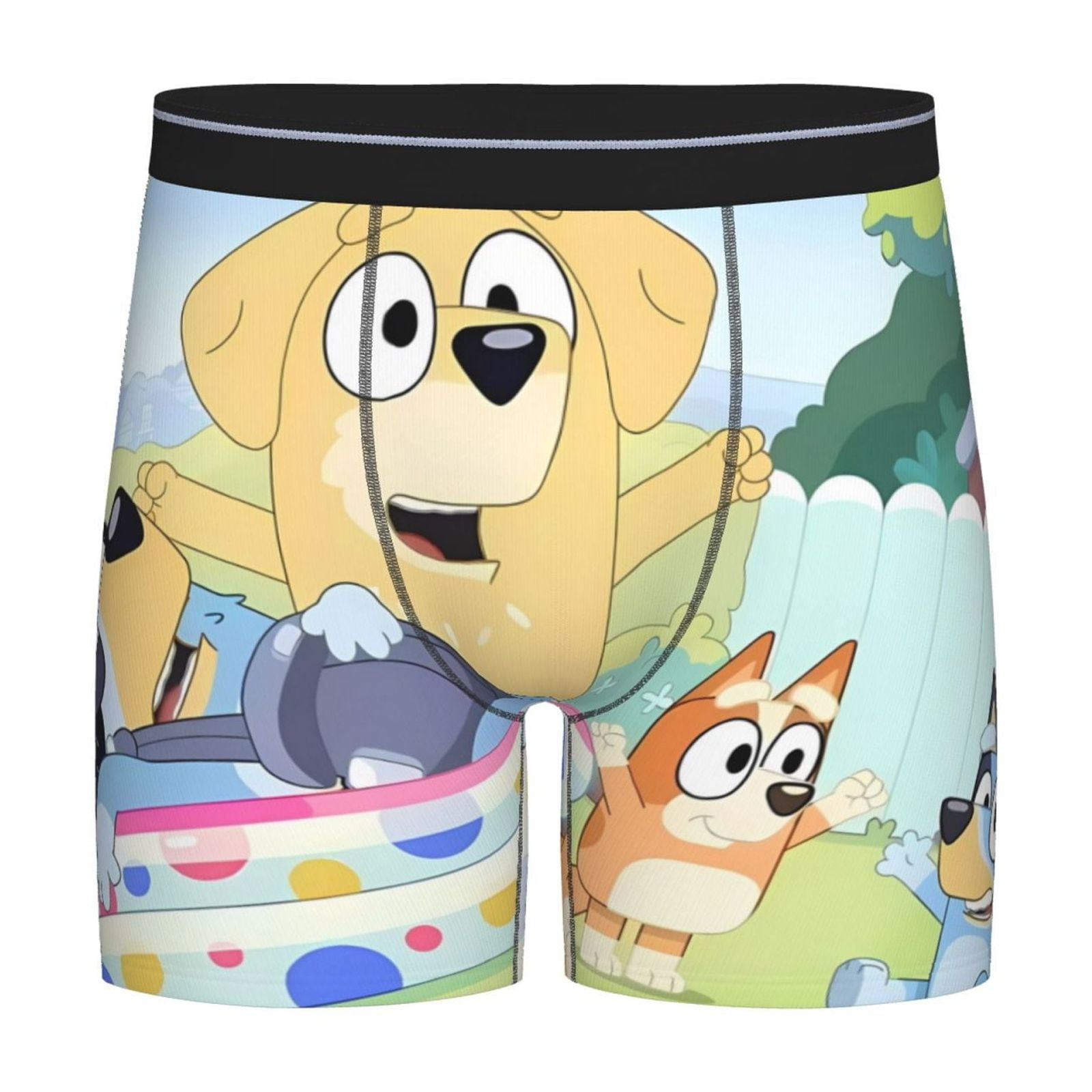 Saiise Bluey Men's Underwear Boxer Briefs Cotton Trunks Short Leg ...