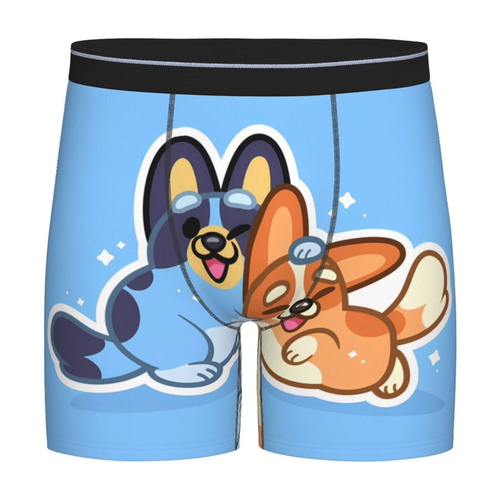 Saiise Bluey Men's Underwear Boxer Briefs Cotton Trunks Short Leg ...
