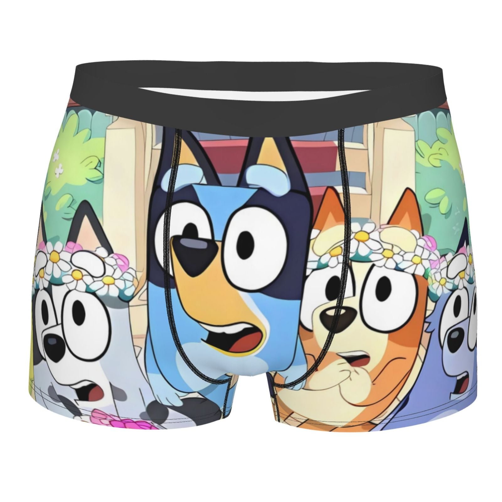 Saiise Bluey Men's Underwear Boxer Briefs Cotton Trunks Short Leg ...