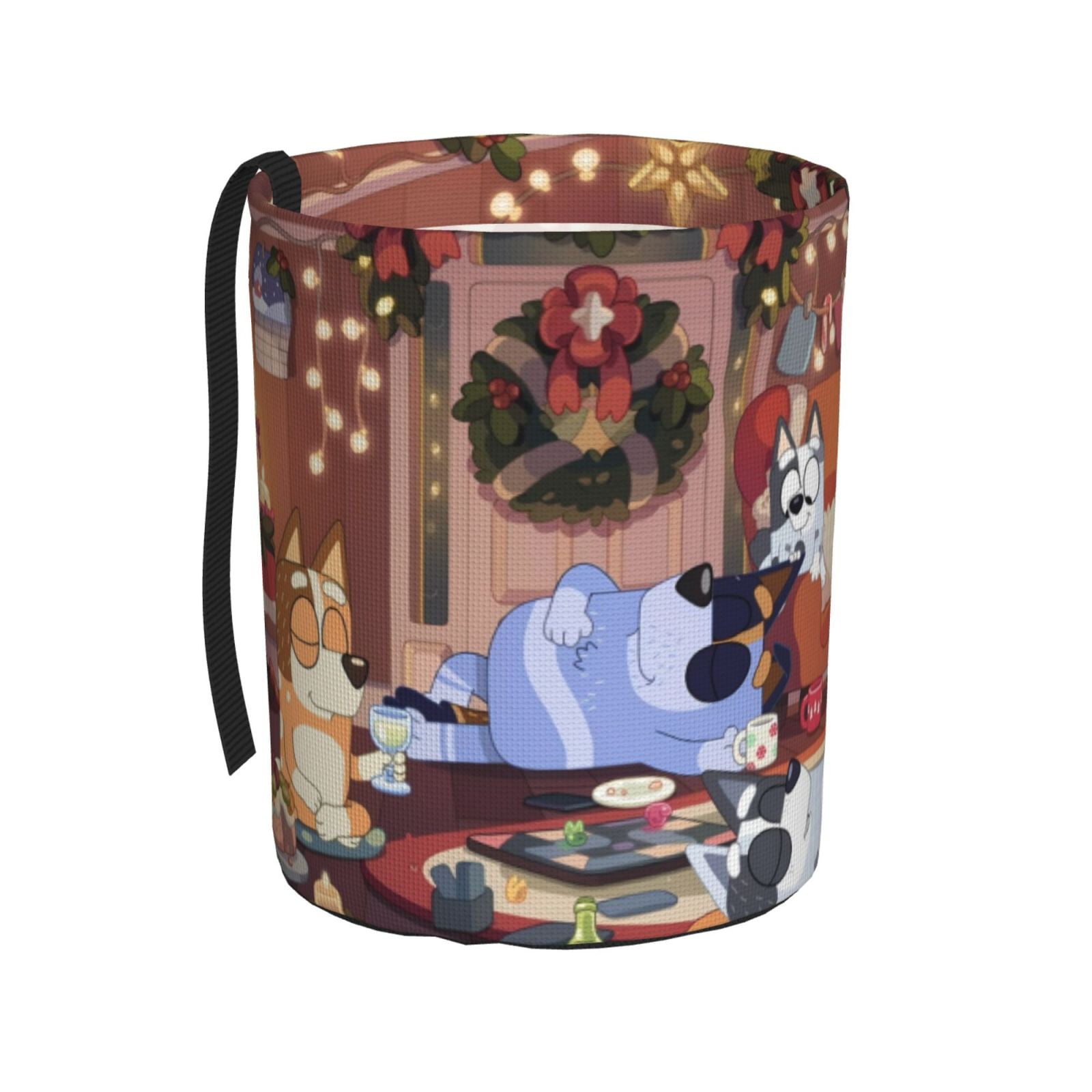 Saiise Bluey Print Car Trash Can Bin for Back Seat Leak Proof, Trash ...