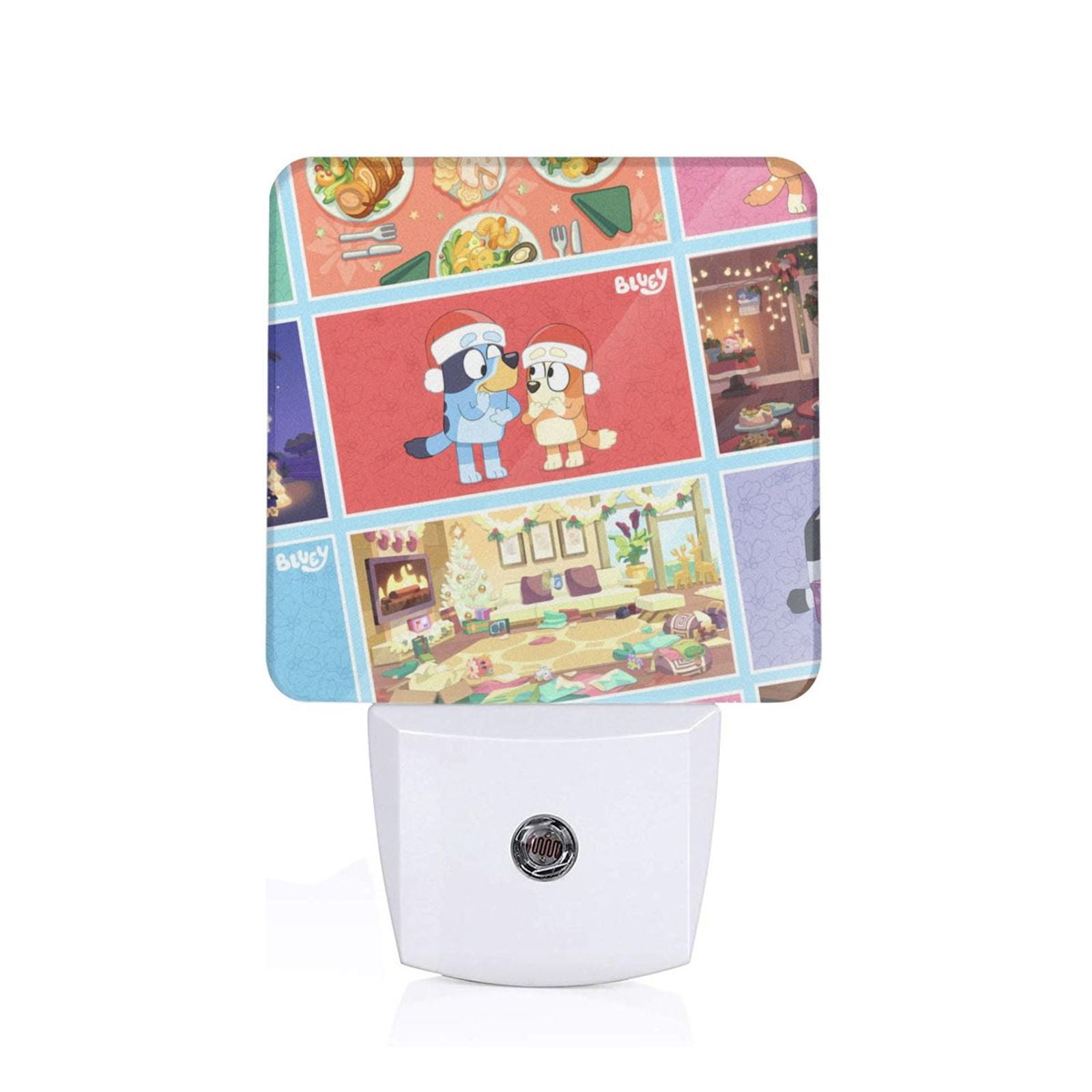 Saiise Bluey Print LED Night Light for Bathroom,Hallway,Bedroom,Kids ...