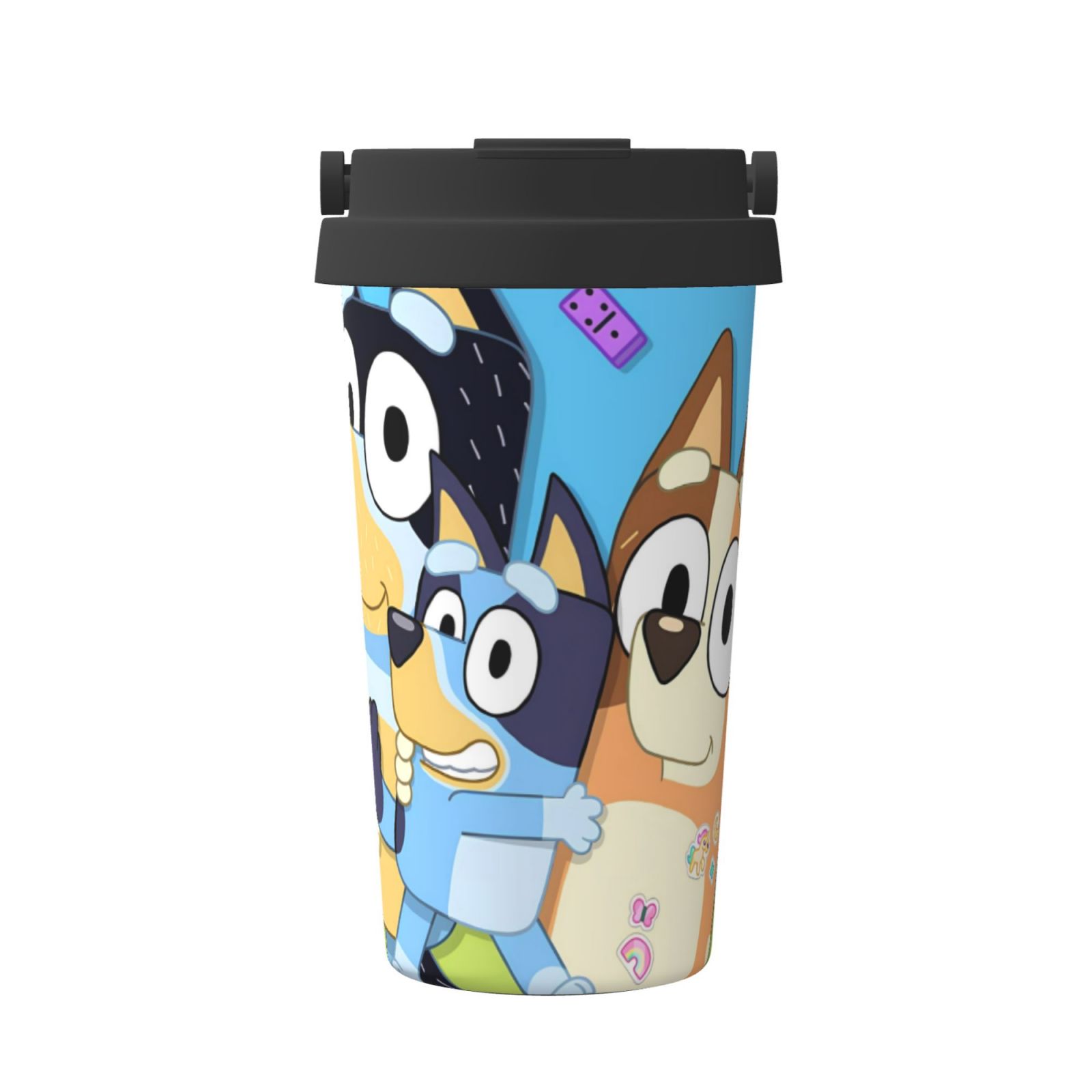 Saiise Bluey Print Travel Coffee Mug 16oz,Insulated Coffee Mug to Go ...