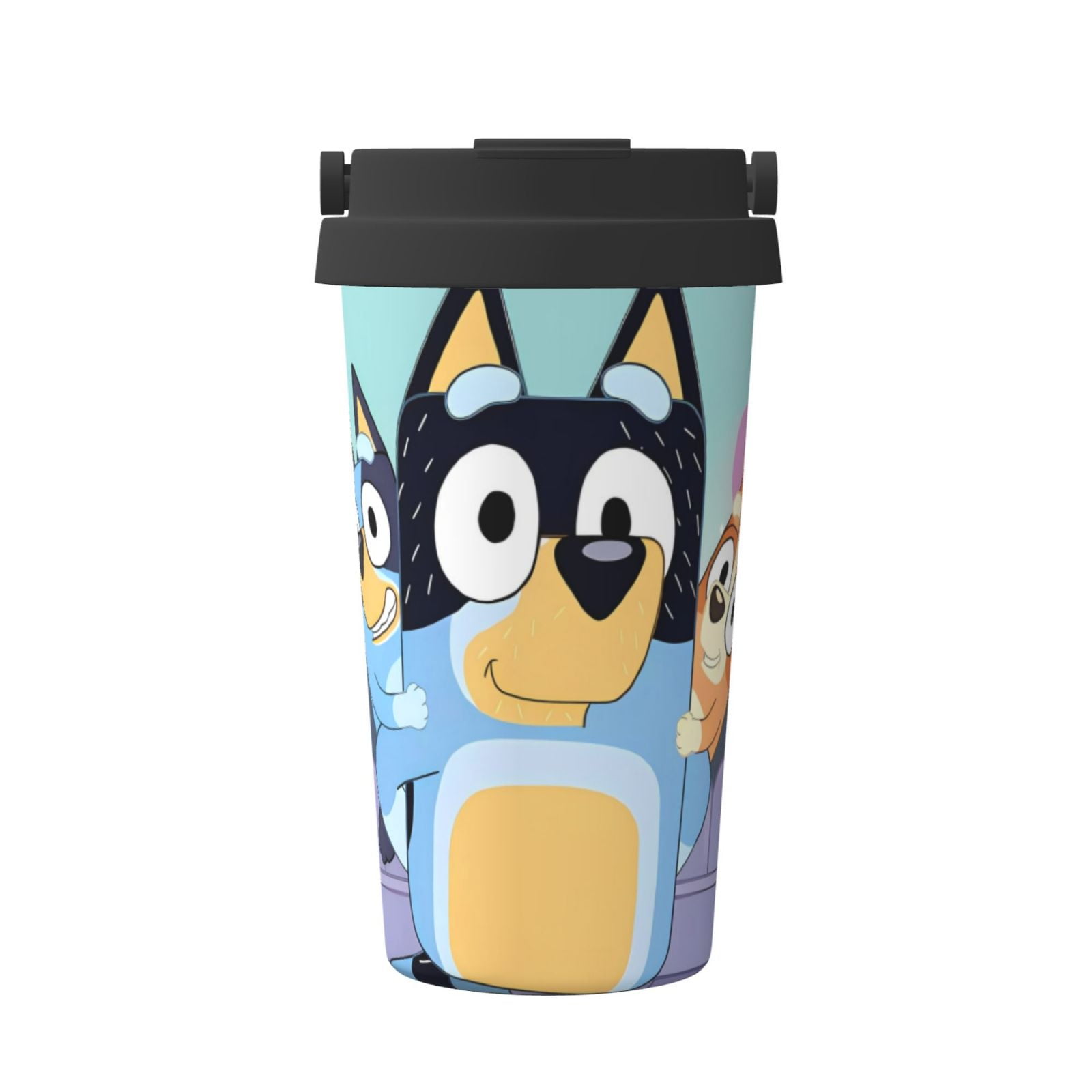 Saiise Bluey Print Travel Coffee Mug 16oz,Insulated Coffee Mug to Go ...