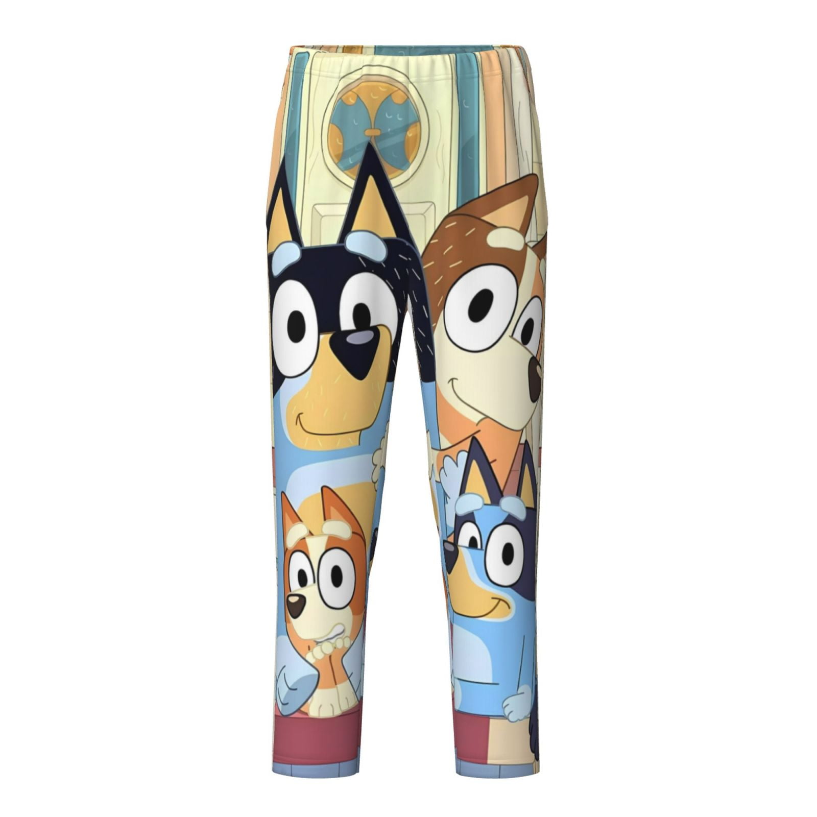 Saiise Boys Girls Pajama Pants Soft PJ Bottoms for Kids Bluey Print ...