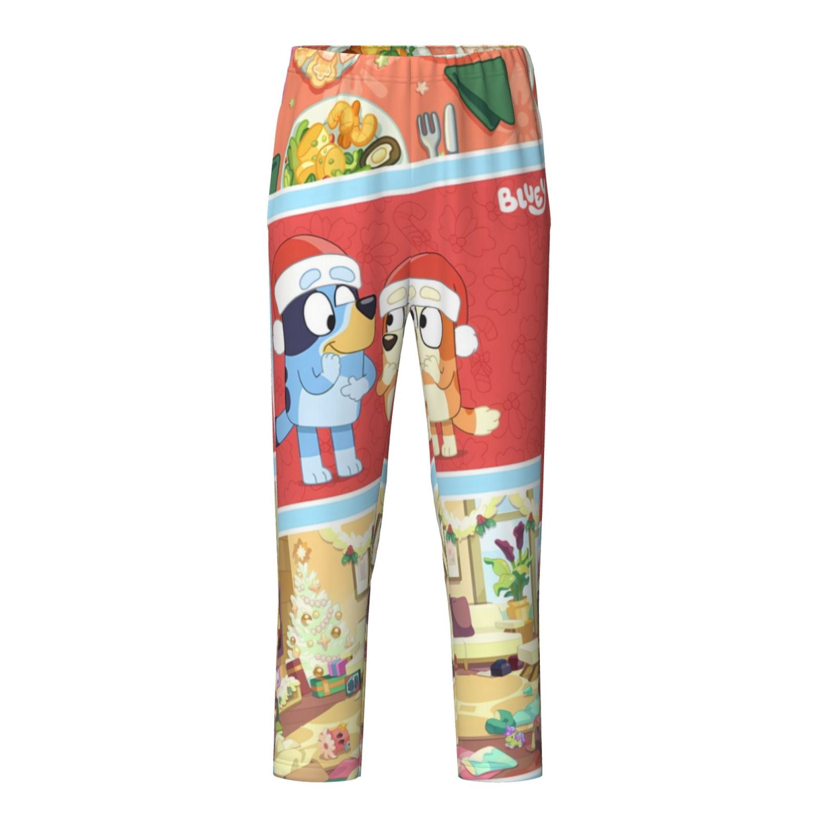 Saiise Boys Girls Pajama Pants Soft PJ Bottoms for Kids Bluey Print ...